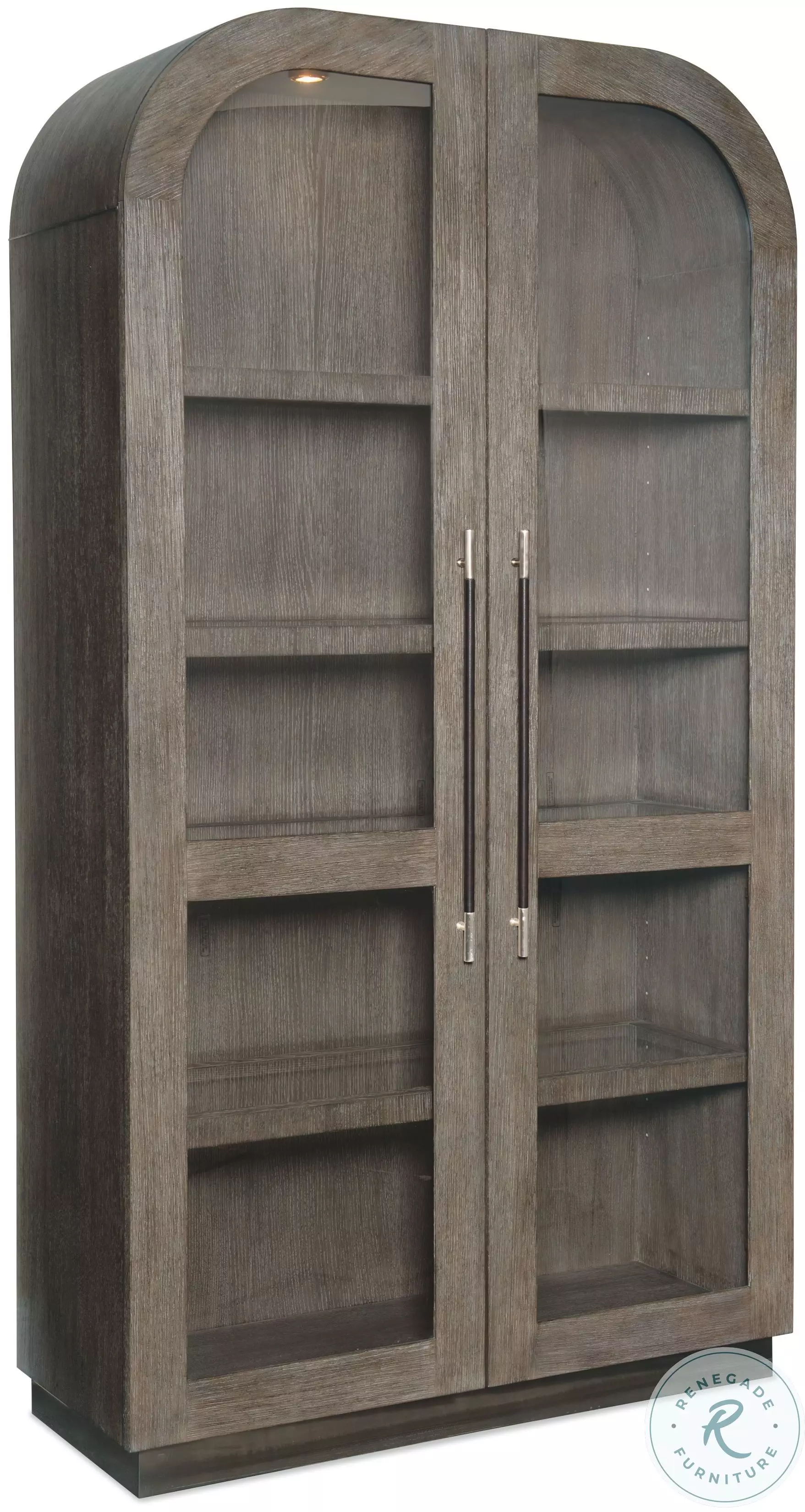 Modern Mood Dark Brown Display Cabinet From Hooker | Coleman Furniture