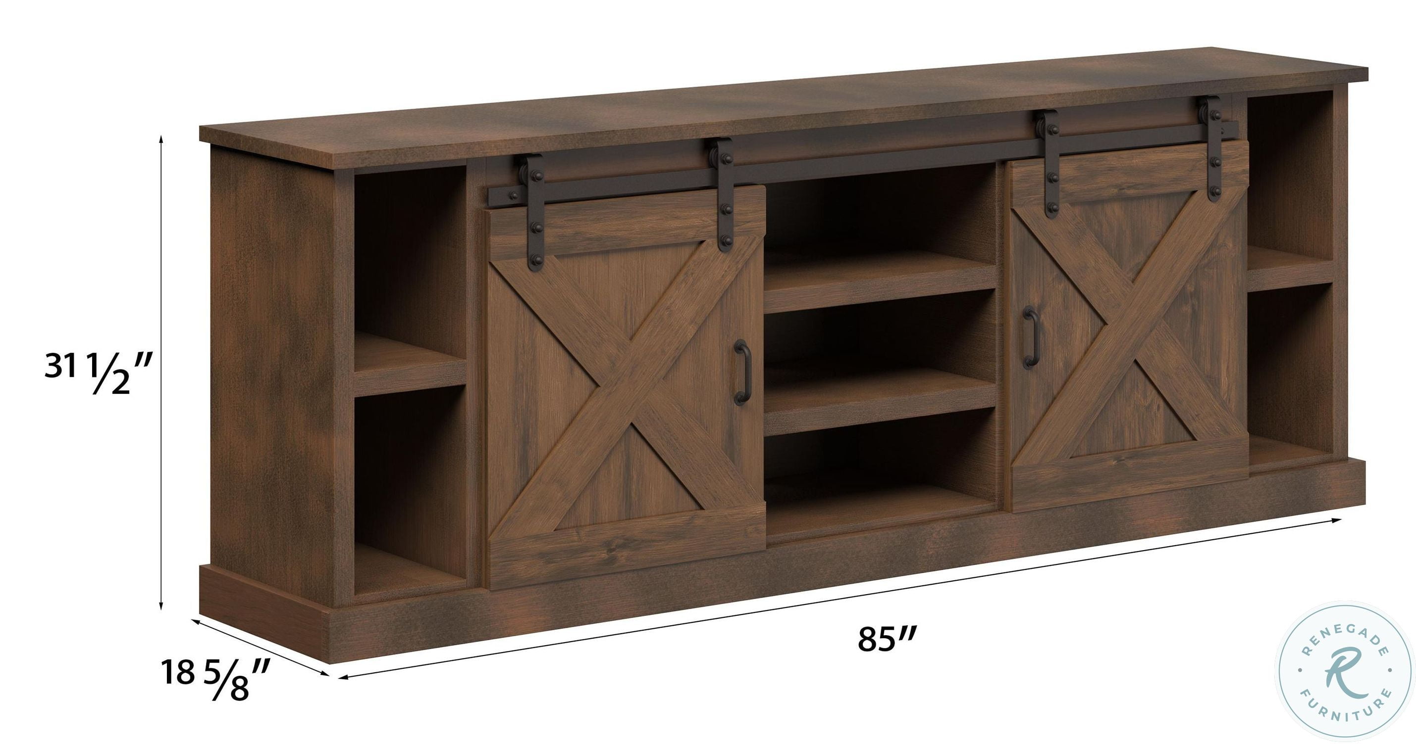 Legends furniture farmhouse corner tv console store