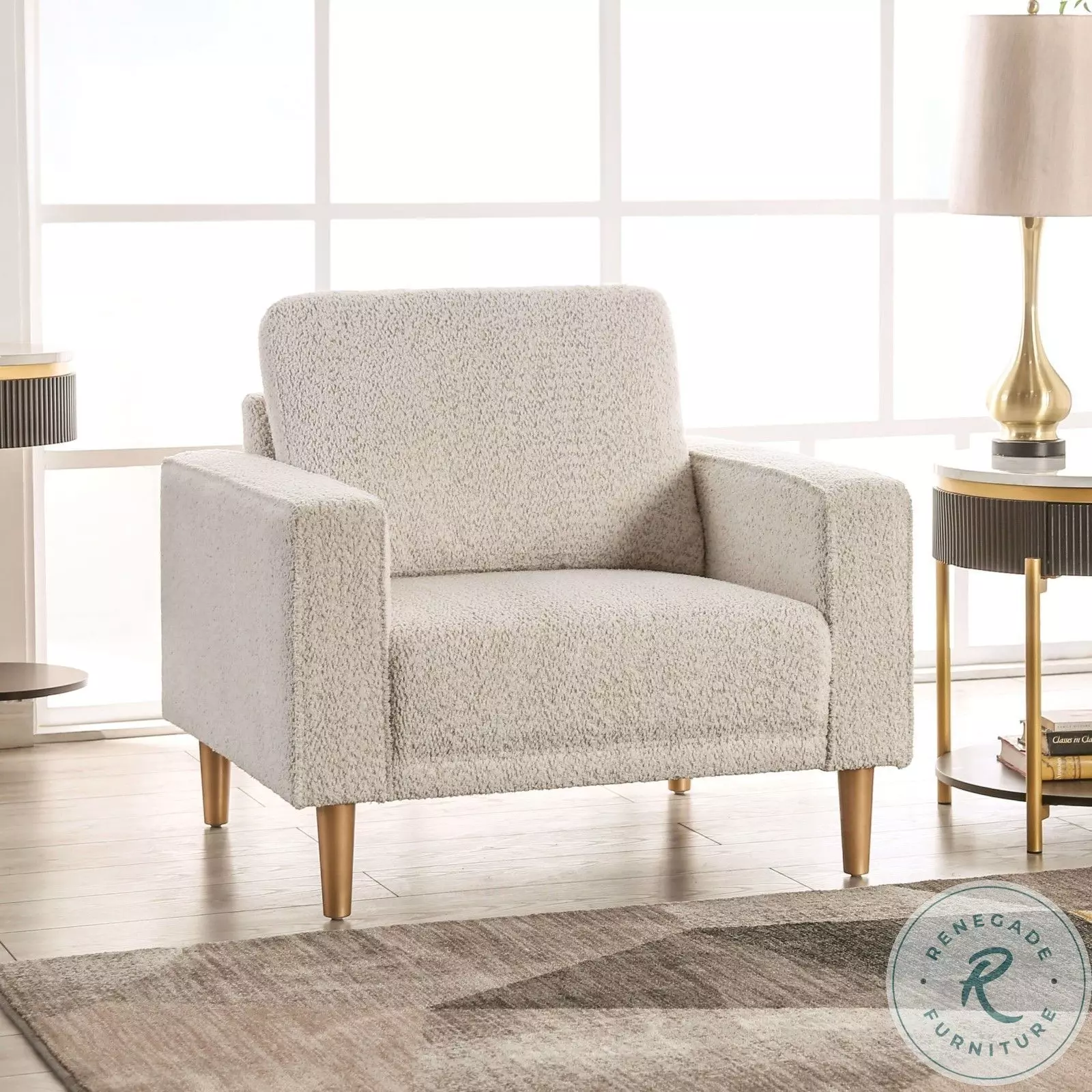 Elverum Off White Chair From Furniture of America | Coleman Furniture