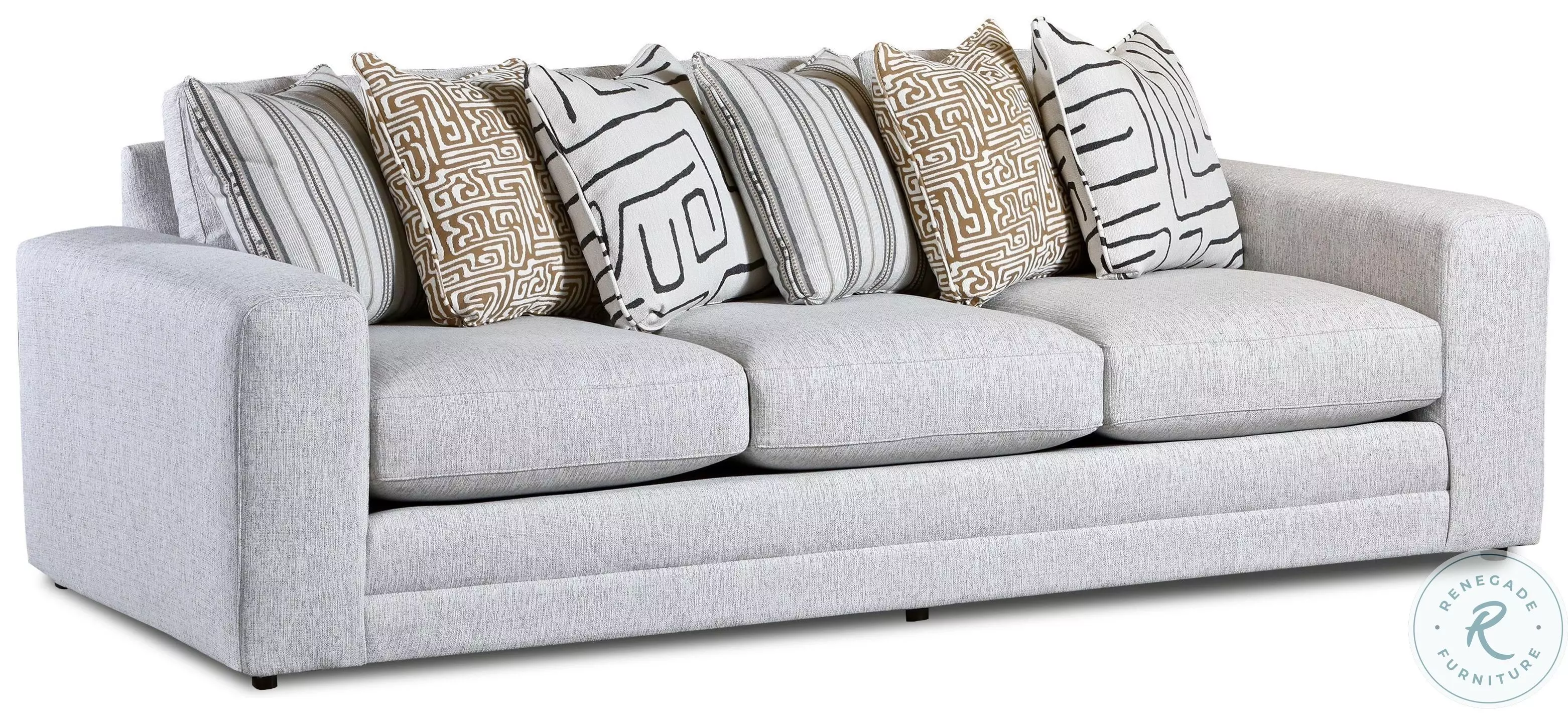 Durango Pewter Track Arms Sofa From Southern Home Furnishings | Coleman ...