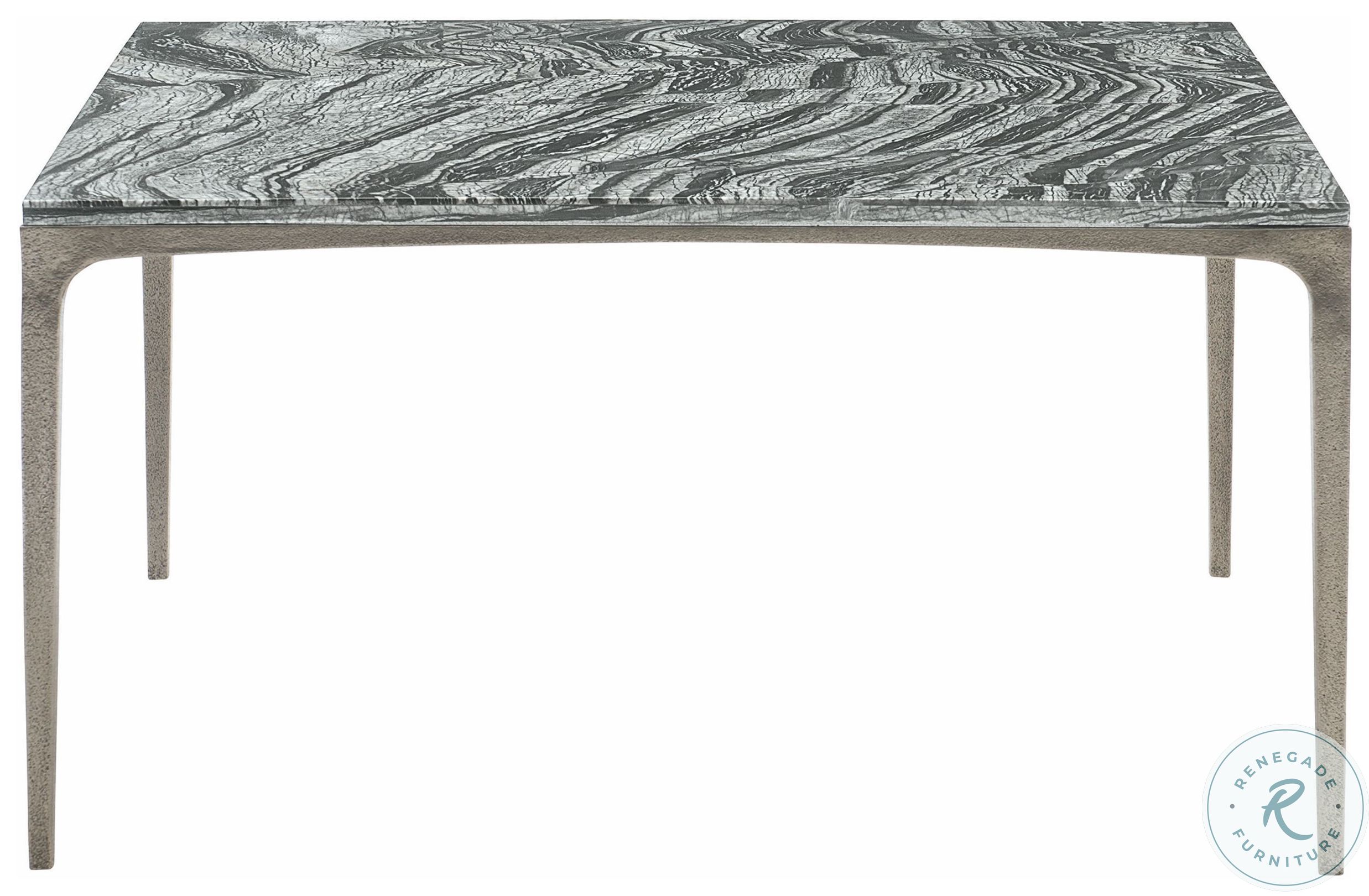 Strata Black And Graphite Marble Cocktail Table From Bernhardt ...