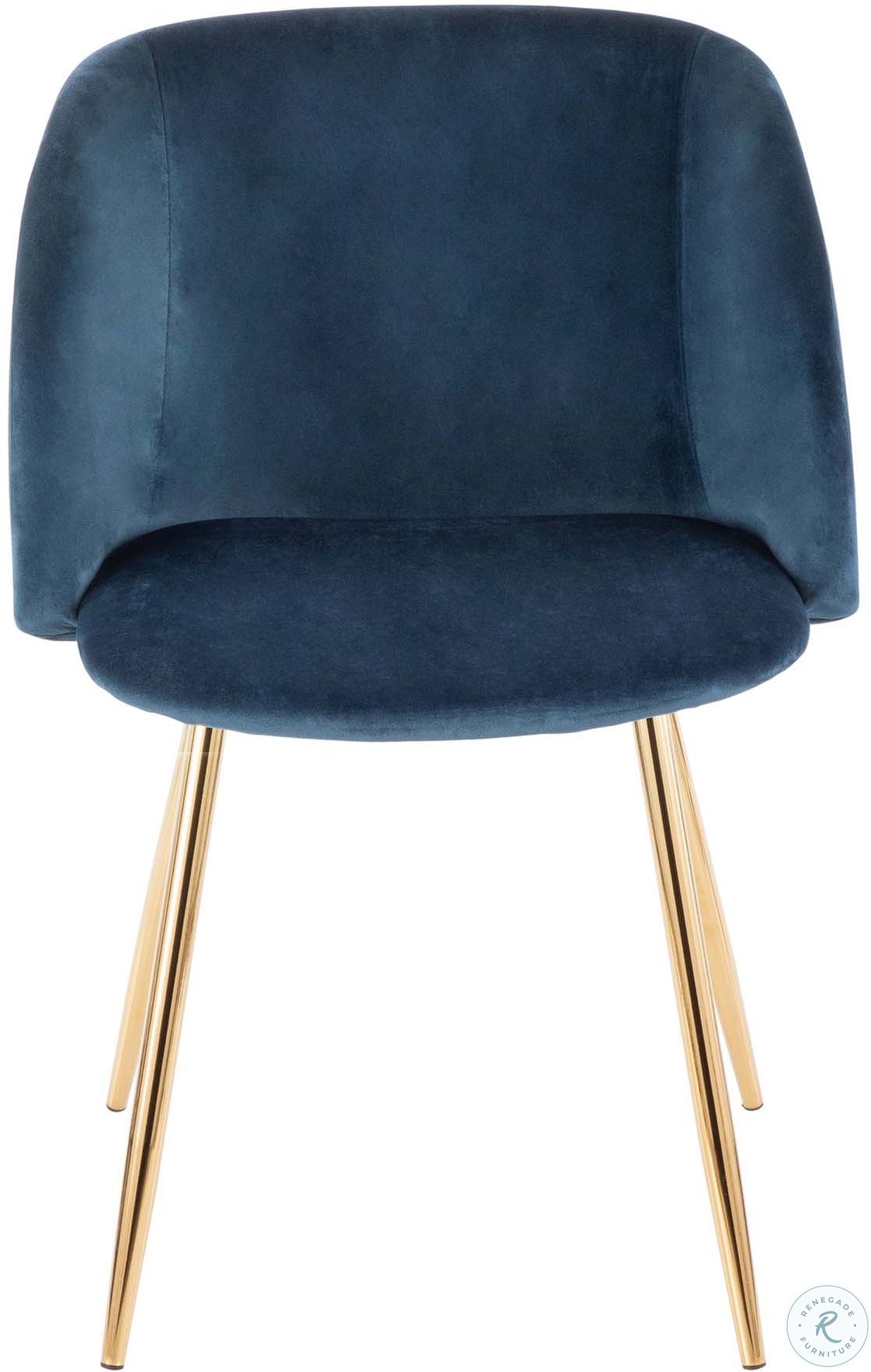Luna Blue Fran Dining Chair Set Of 2 from Lumisource | Coleman Furniture