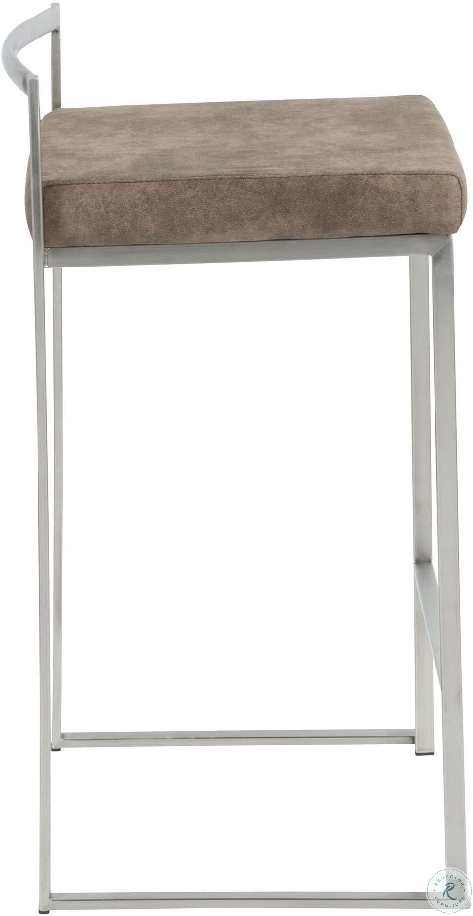 Fuji Brown Counter Stool Set of 2 from Lumisource | Coleman Furniture
