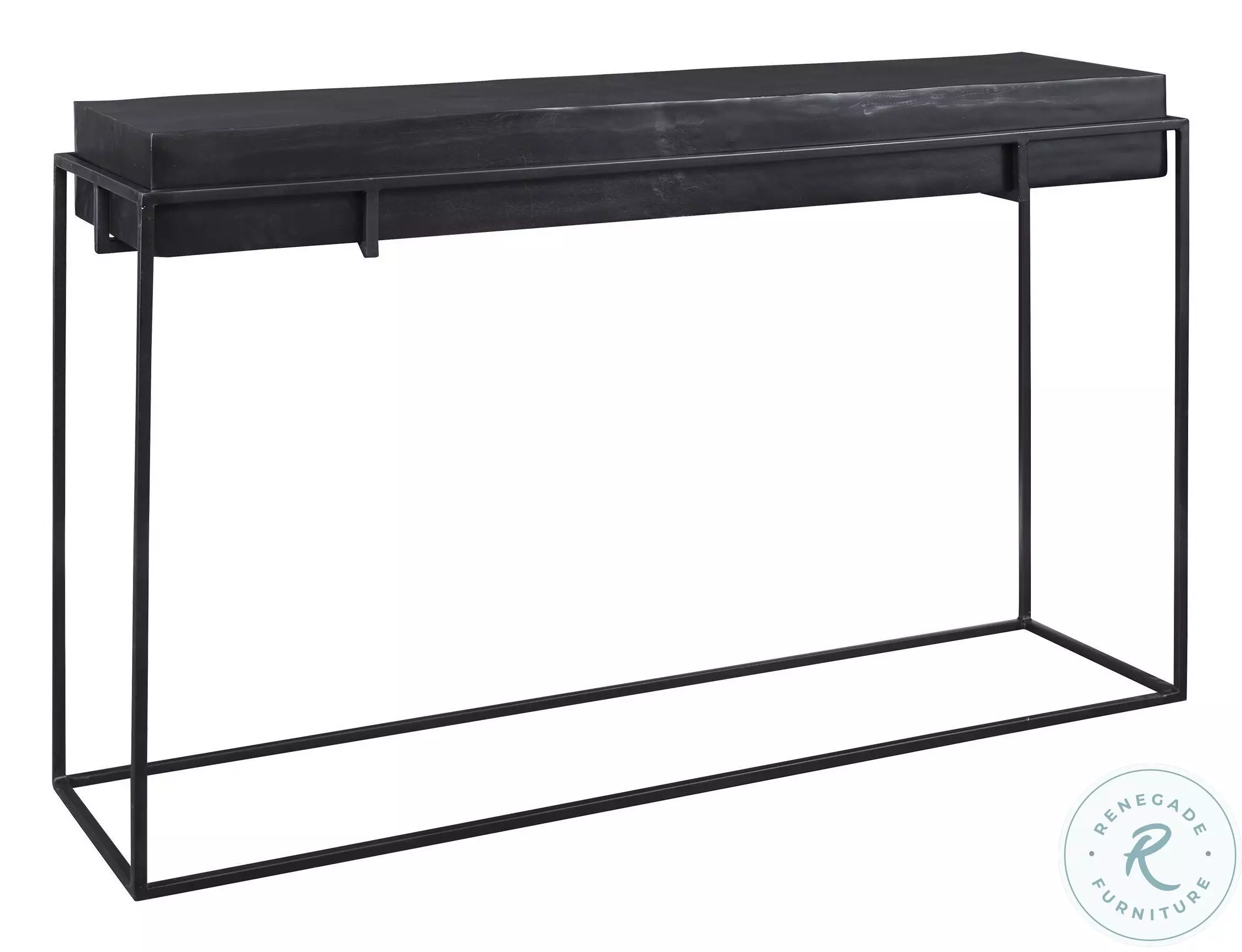 Telone Black Modern Console Table From Uttermost | Coleman Furniture