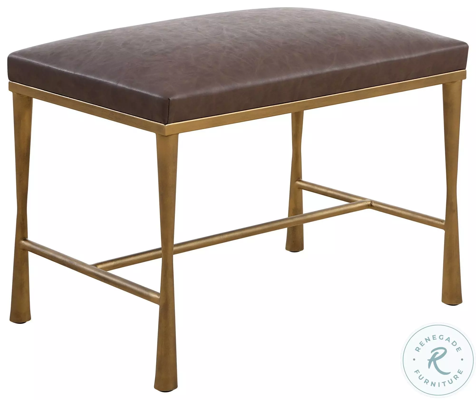 Remora Distressed Cocoa Small Bench From Soul And Essentials | Coleman ...
