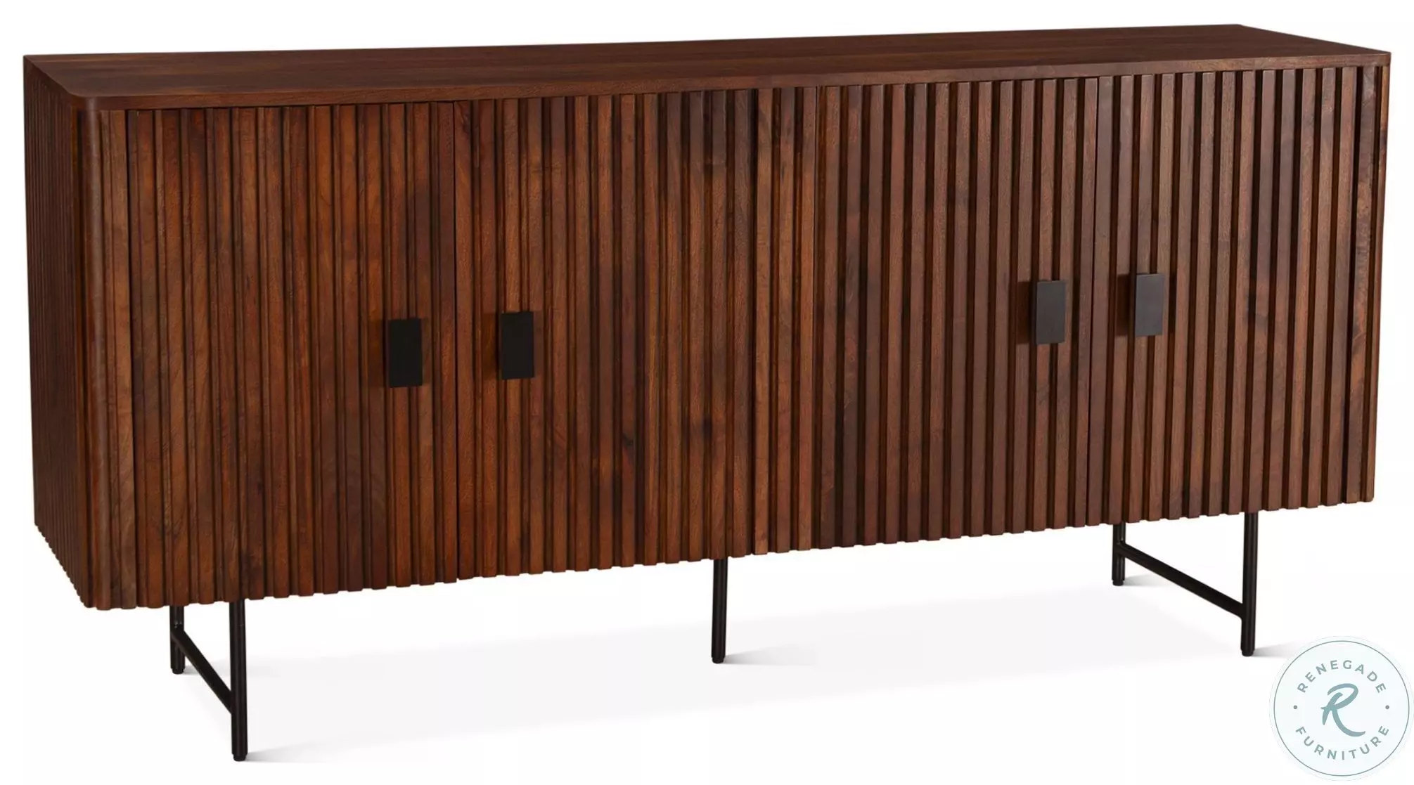 Halden Pecan Brown Tall 67" Sideboard From Home Gallery Stores | Home ...