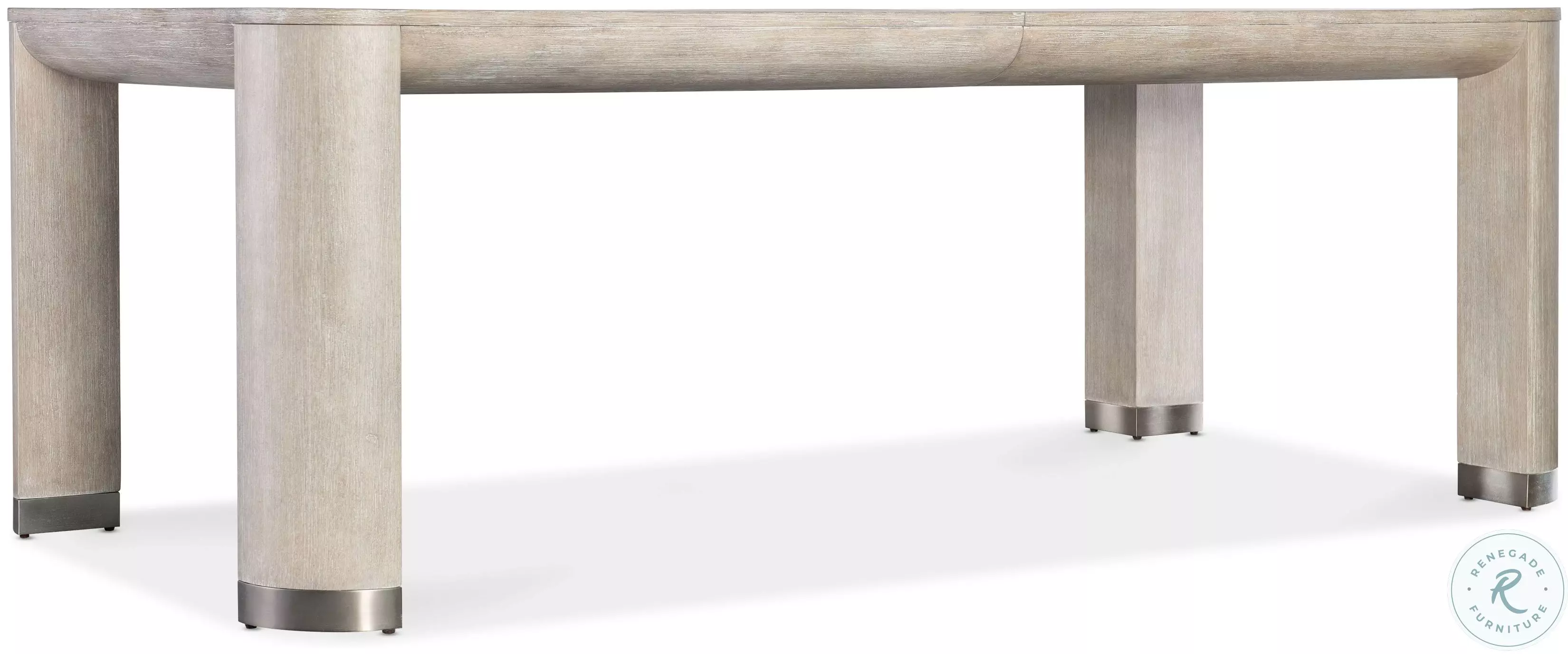 Modern Mood Light Brown Leg Extendable Dining Table From Hooker ...