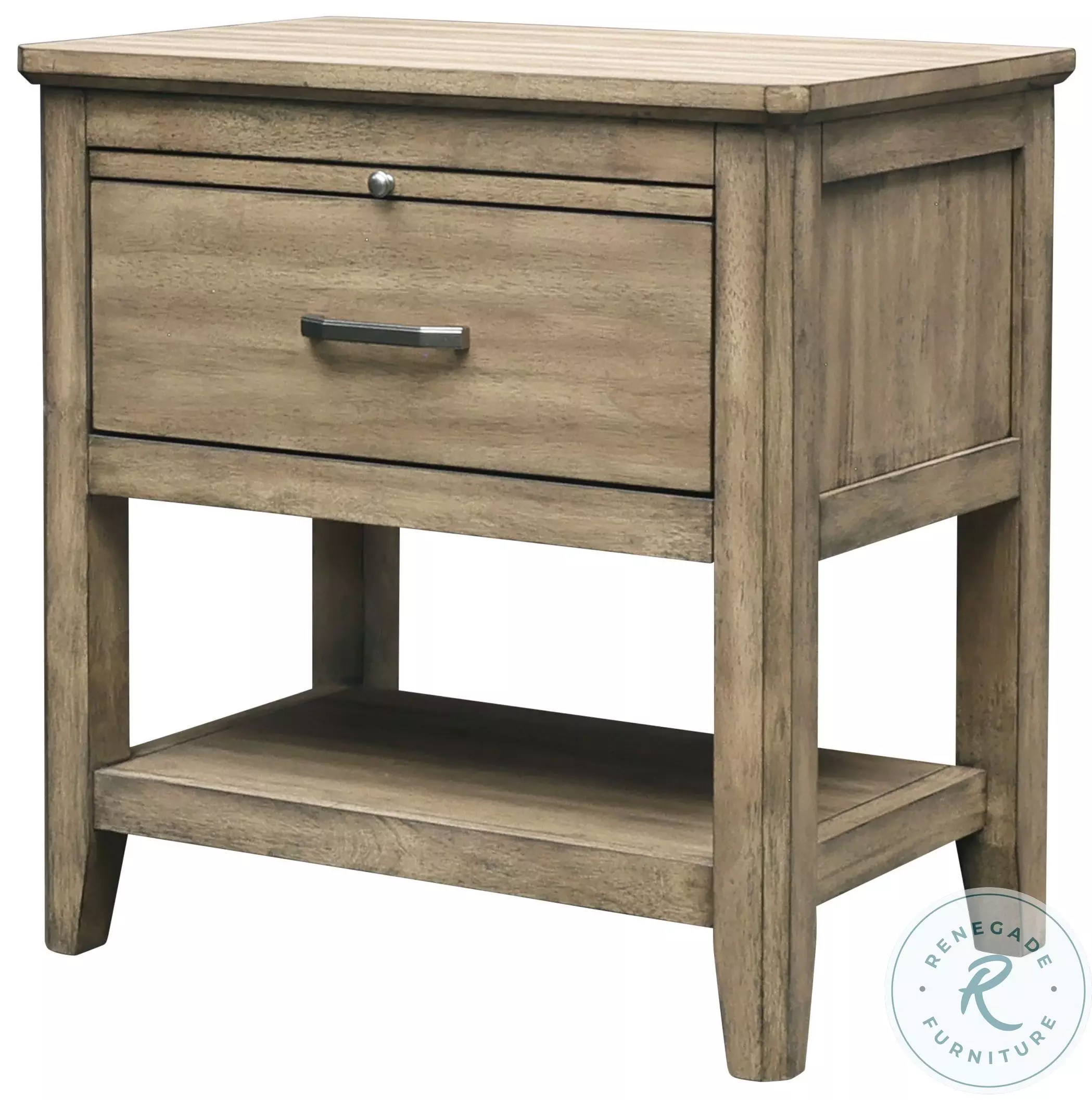 Geo Heights Butterscotch Nightstand From A-America | Coleman Furniture