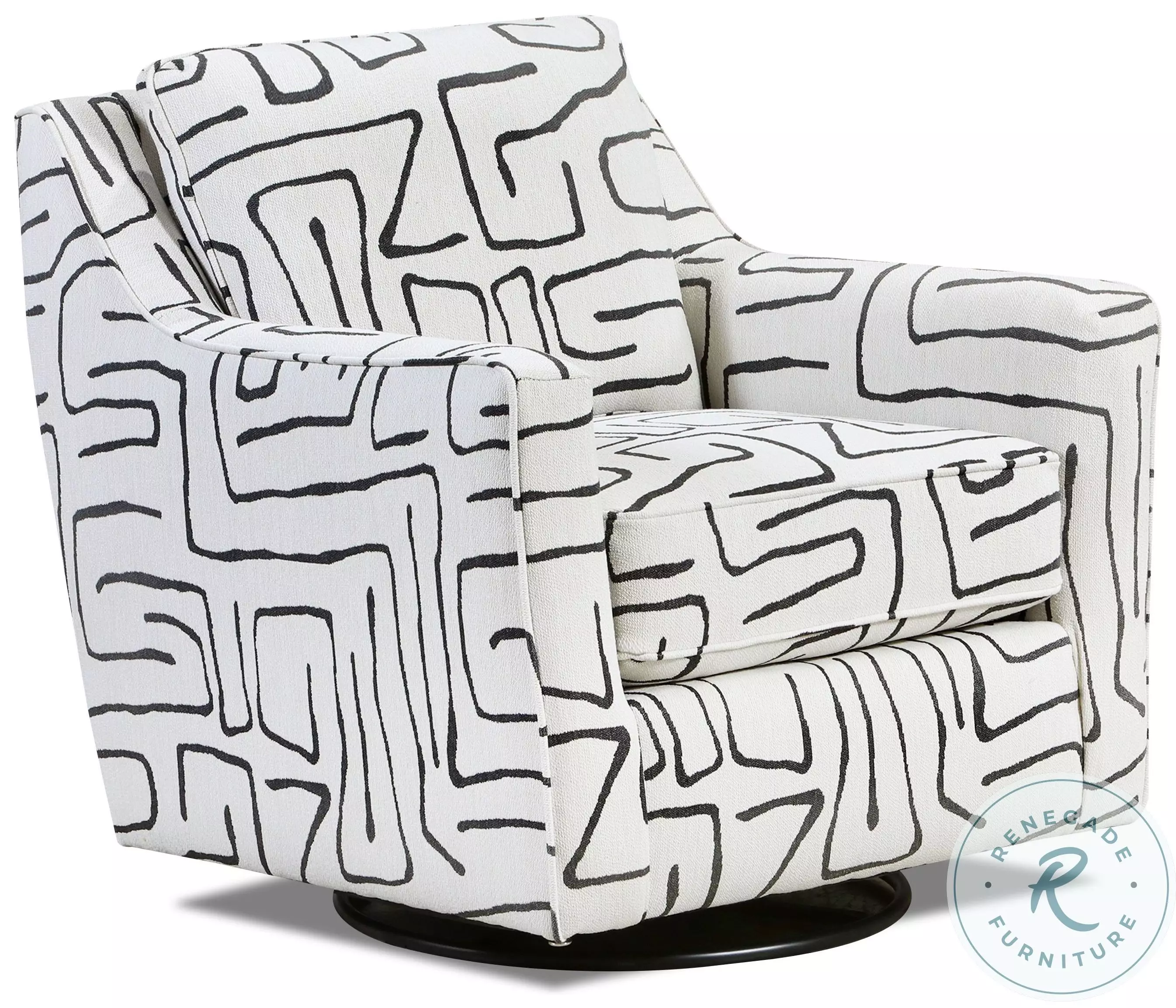 Durango Fossil Ebony Slope Track Arms Swivel Glider Chair From Southern ...