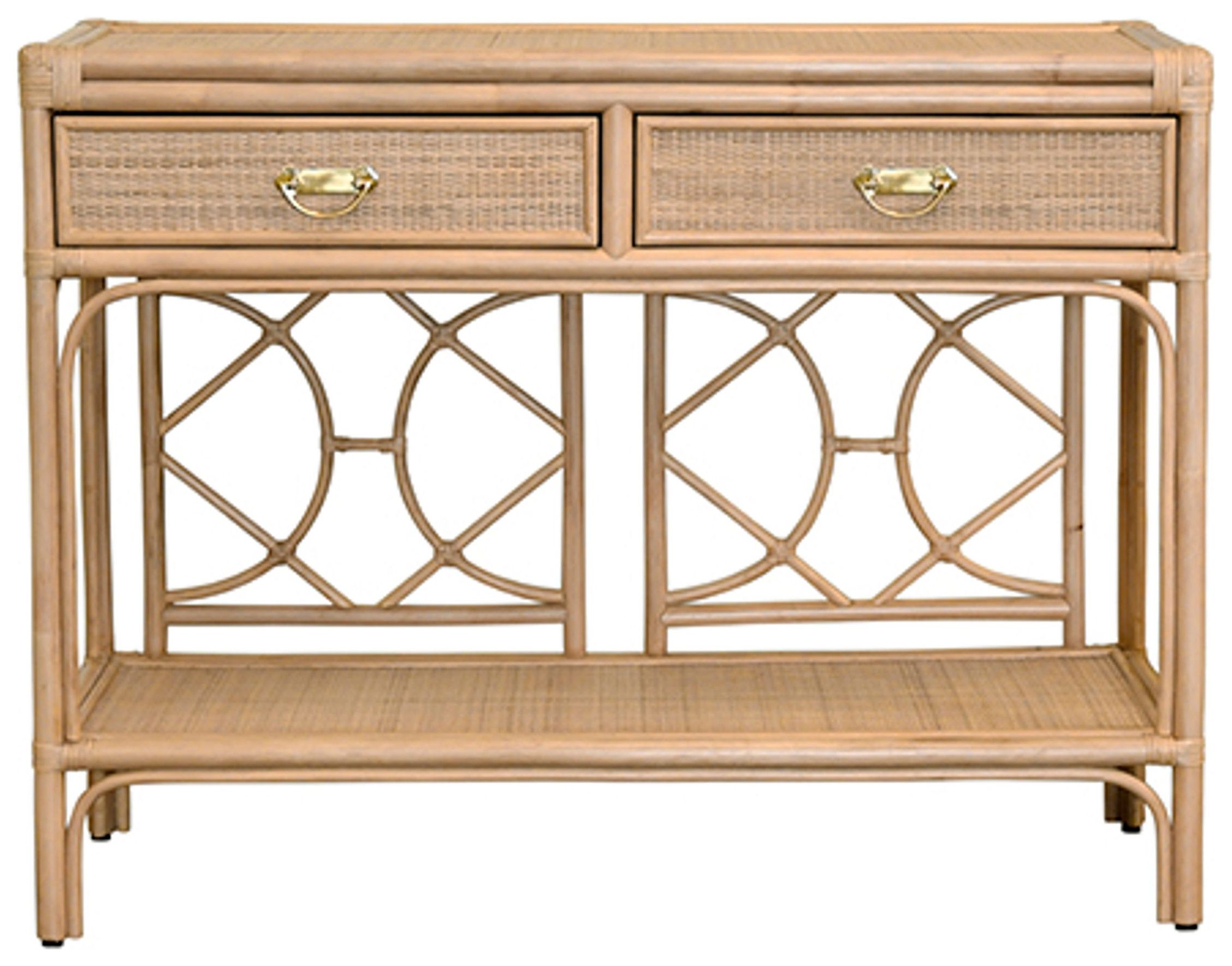 Gideon Brown 45" Console Table with 2 Drawers from Worlds Away ...