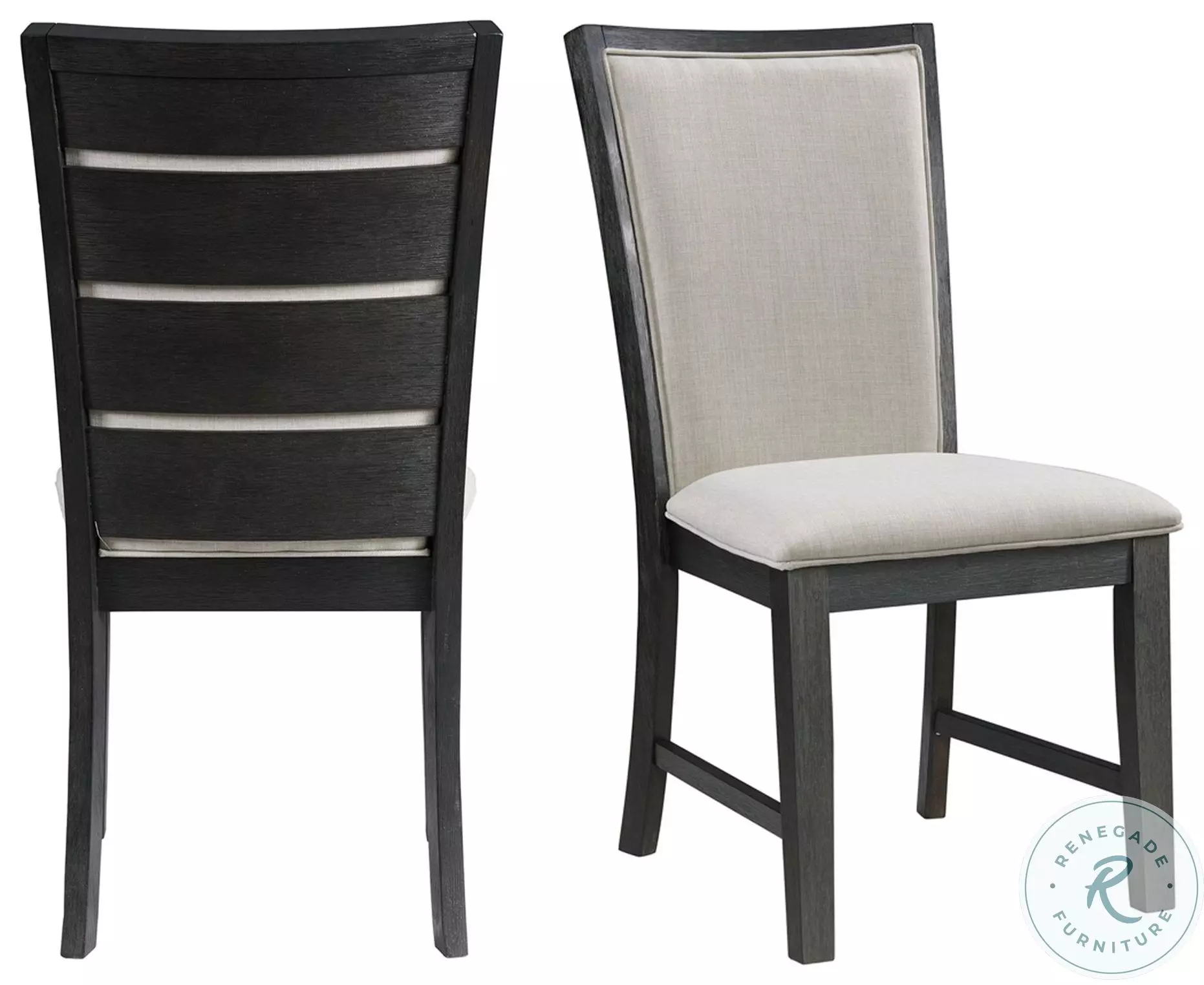 Jasper Gray Slat Back Side Chair Set Of 2 From Picket House Furnishings ...