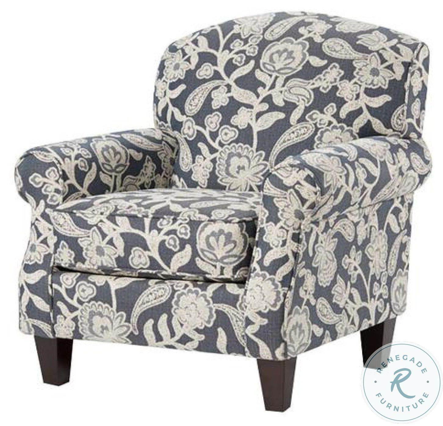 Catalina Linen Sophie Indigo Accent Chair From Southern Home ...