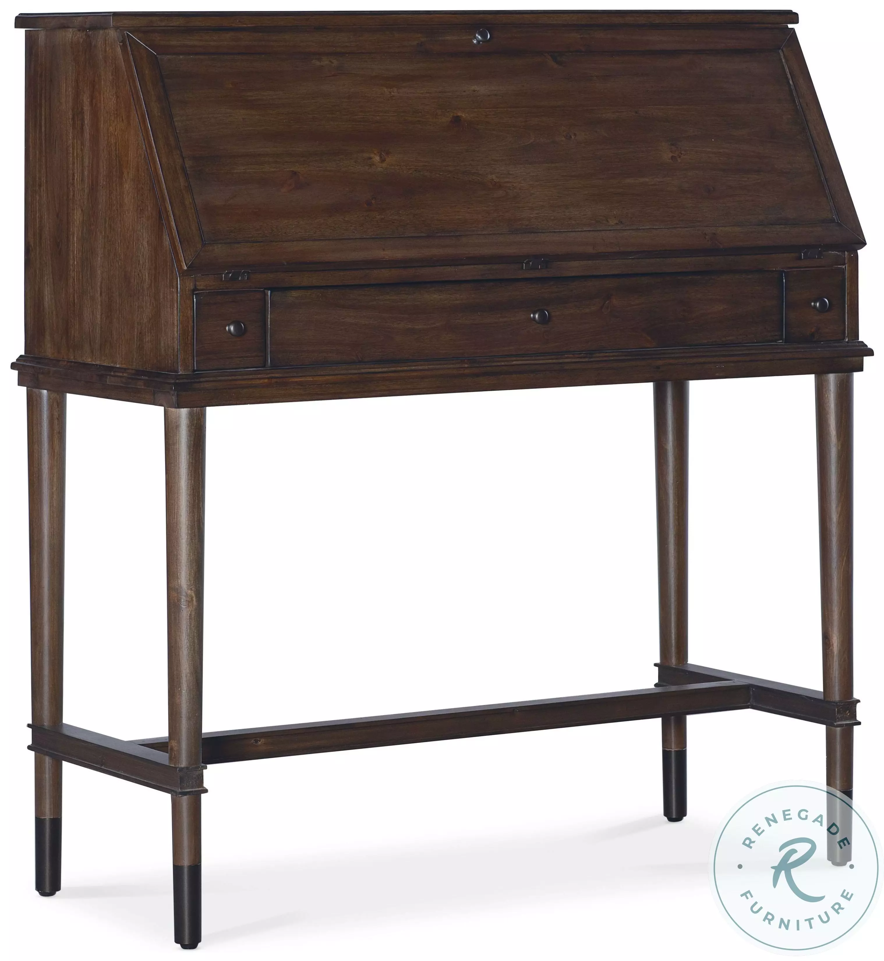 Mercantile Dark Brown Secretariat Secretary Desk From Hawthorne Living | Coleman Furniture