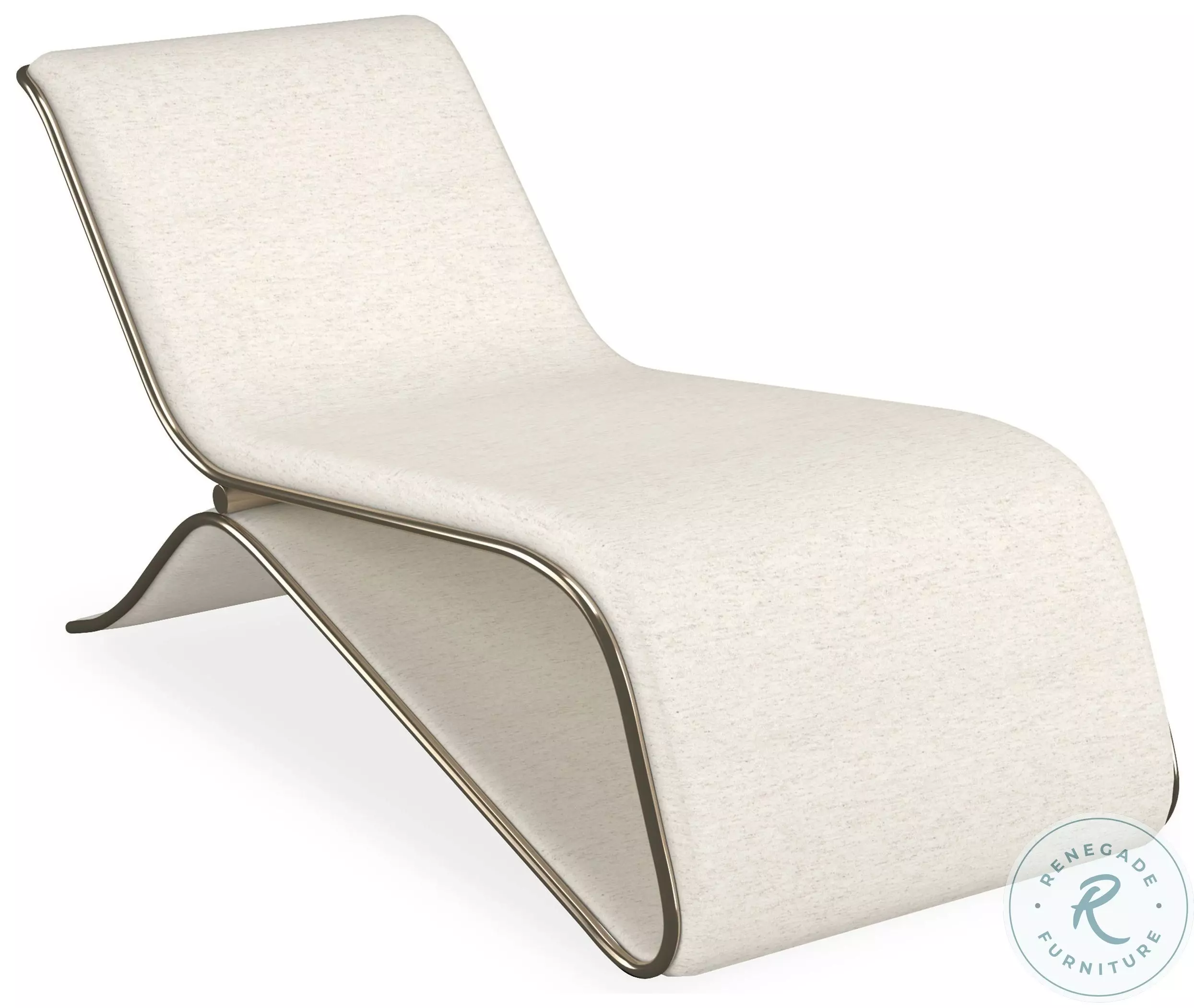 Parallax Cream Chaise From Caracole | Coleman Furniture