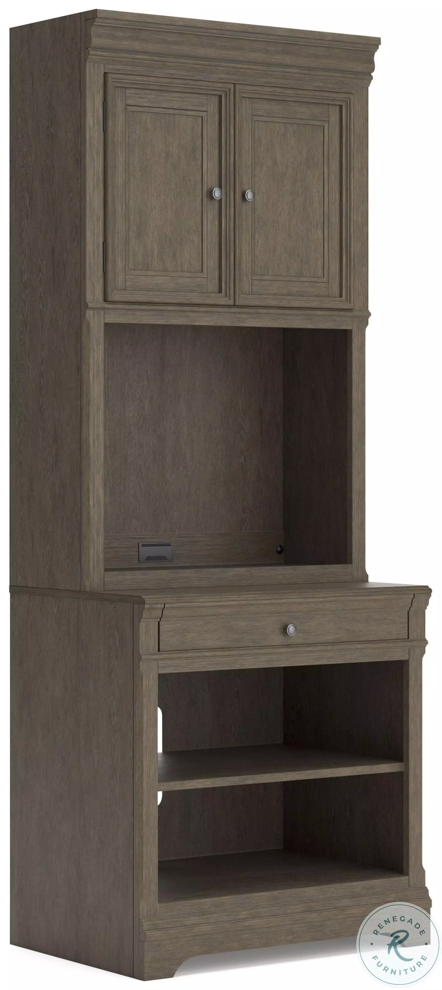 Janismore Weathered Gray Bookcase From Ashley Furniture | Coleman Furniture