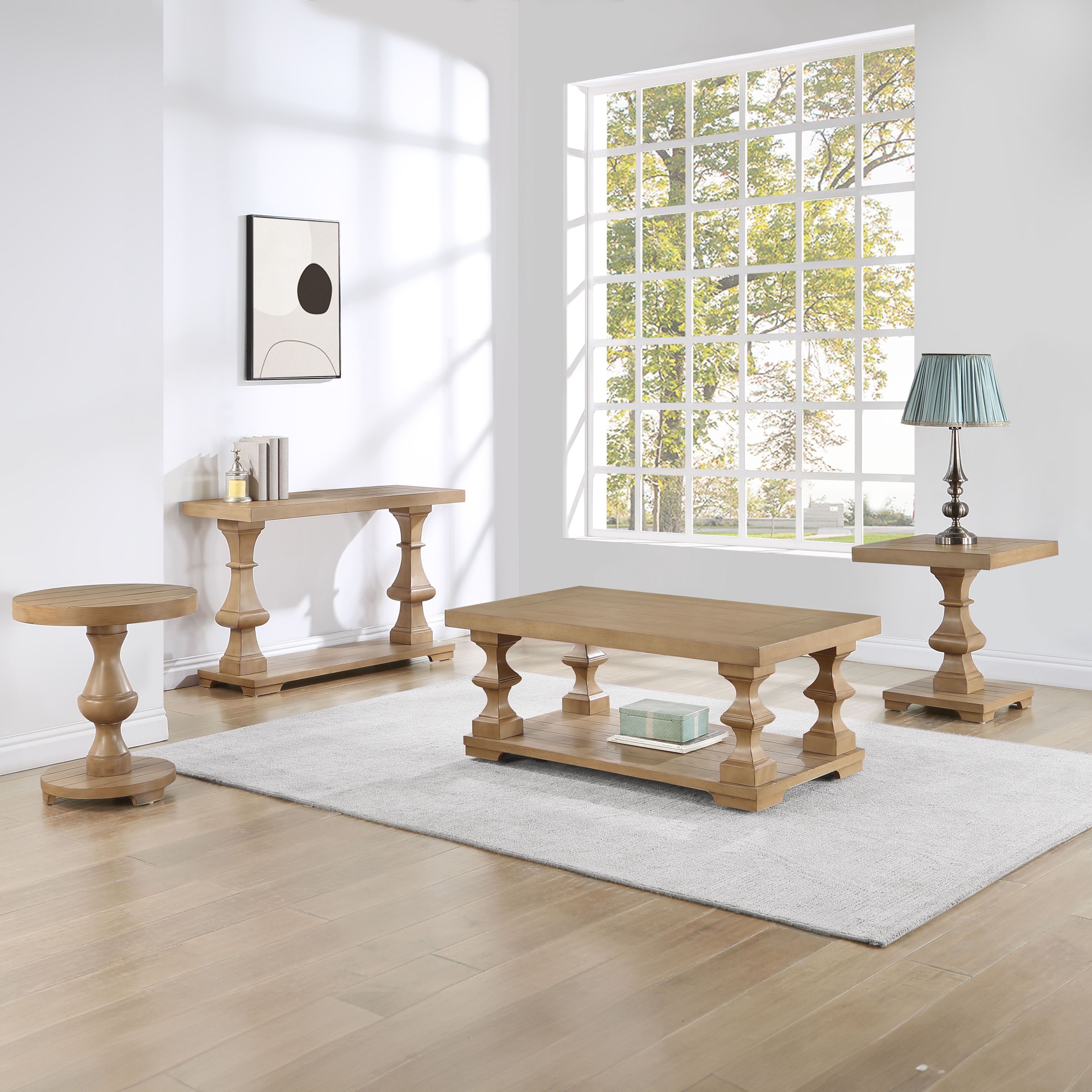 Dory Sand Occasional Table Set Steve Silver | Coleman Furniture