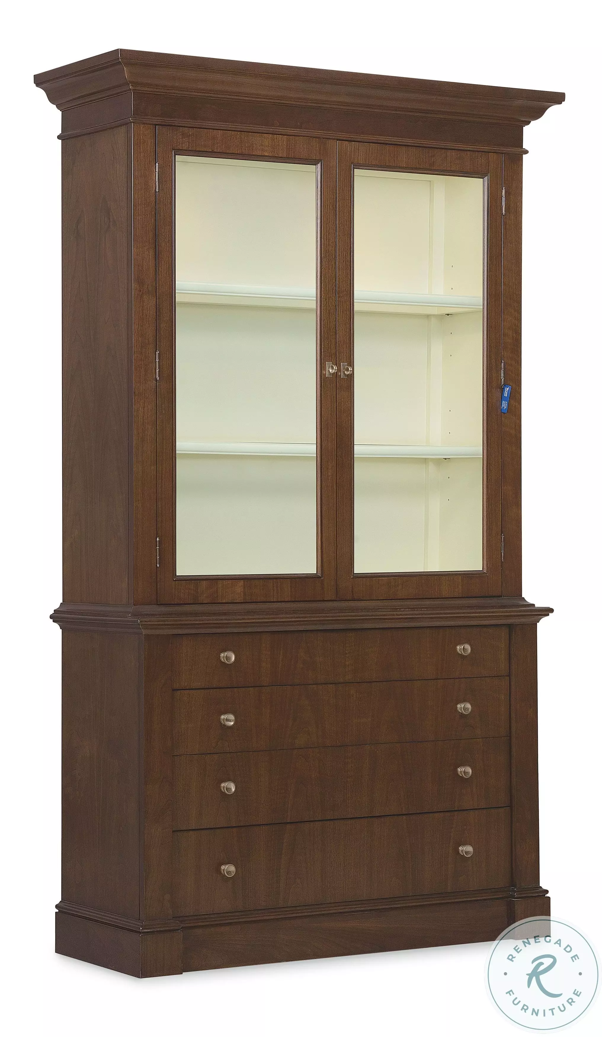 Auburn Grove Classic Walnut Display Cabinet From Hawthorne Living ...