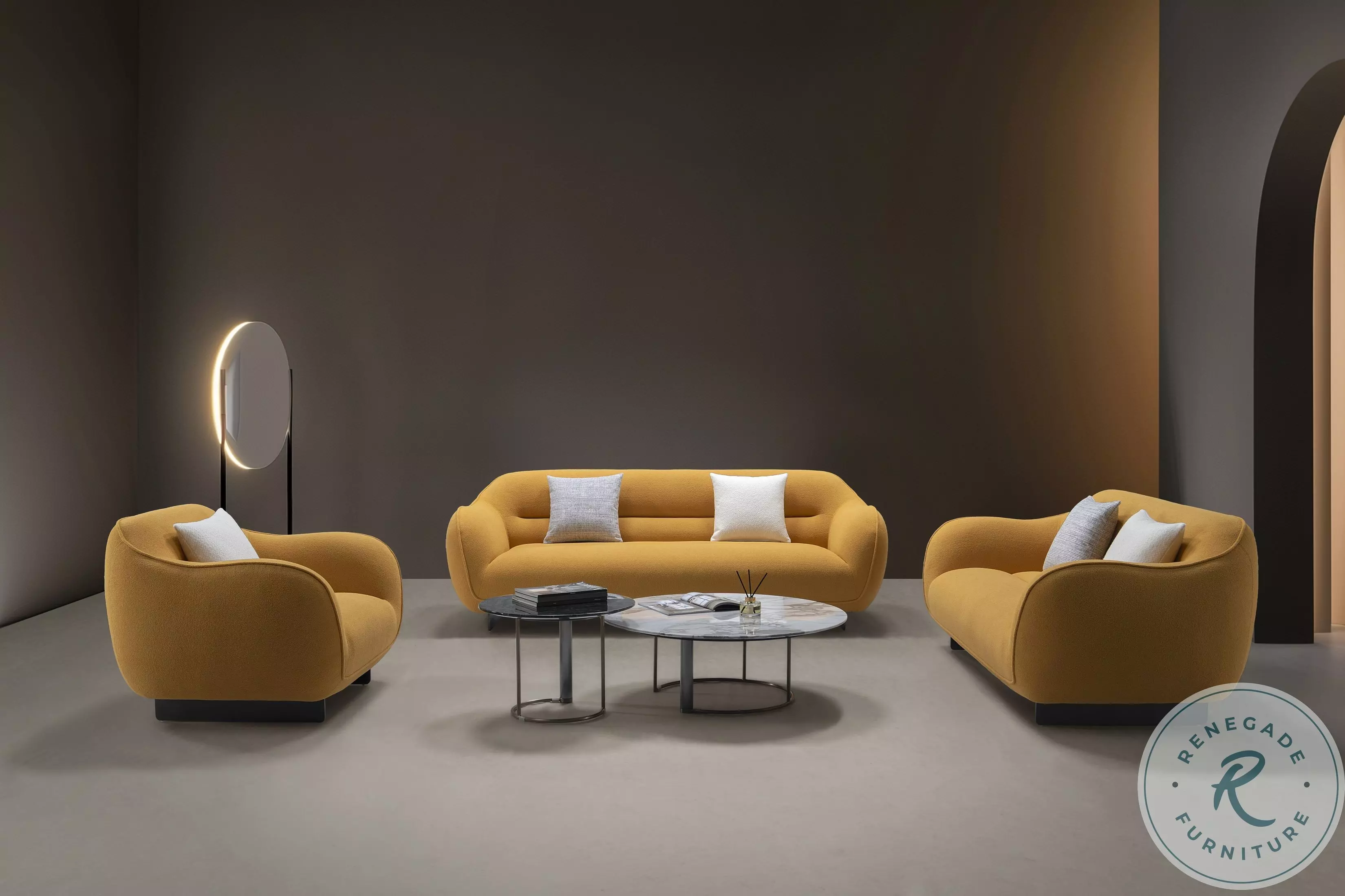 HF5009 Yellow Living Room Set from JNM | Coleman Furniture