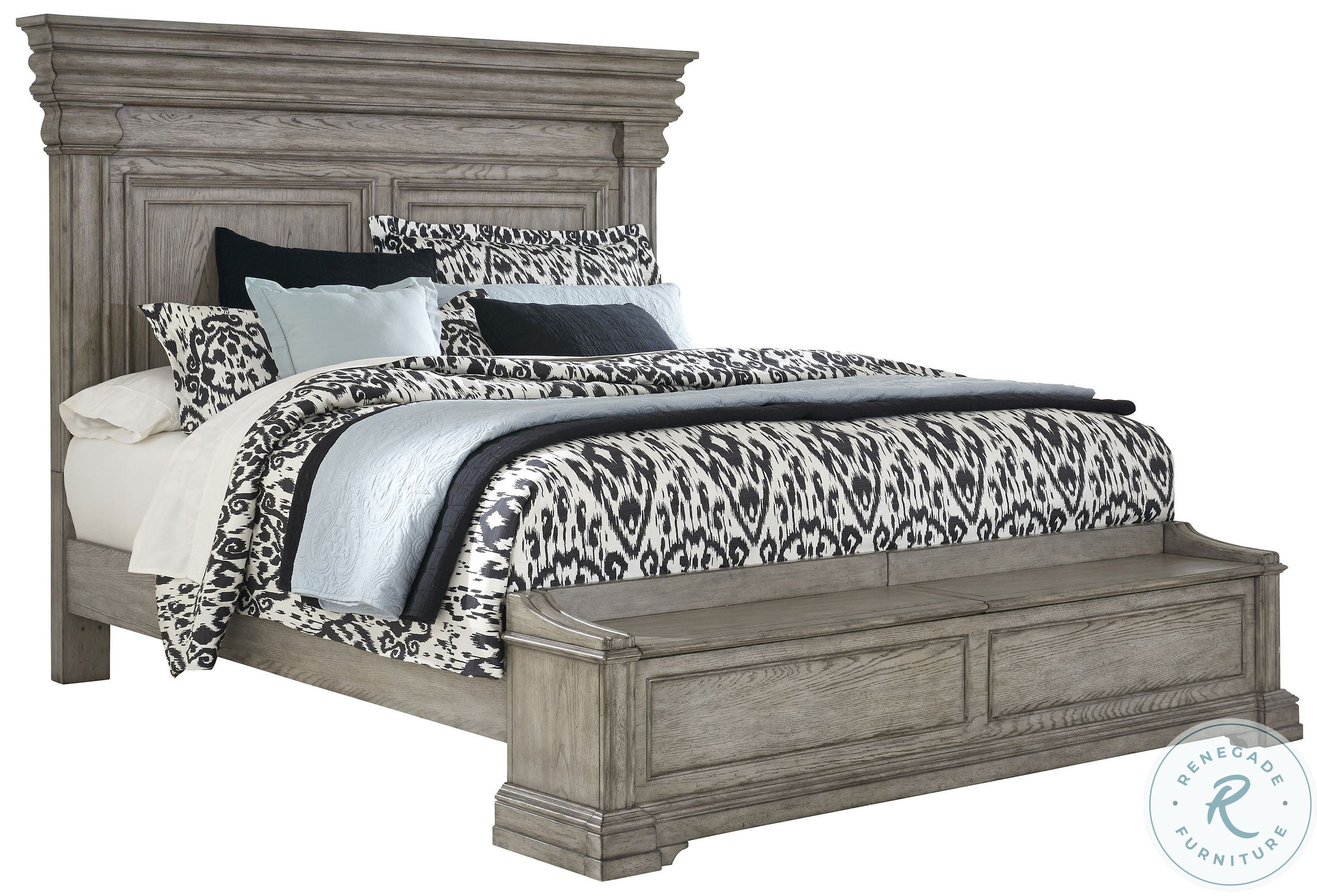 Madison Ridge Soft Grey Storage Bedroom Set from Pulaski | Coleman ...