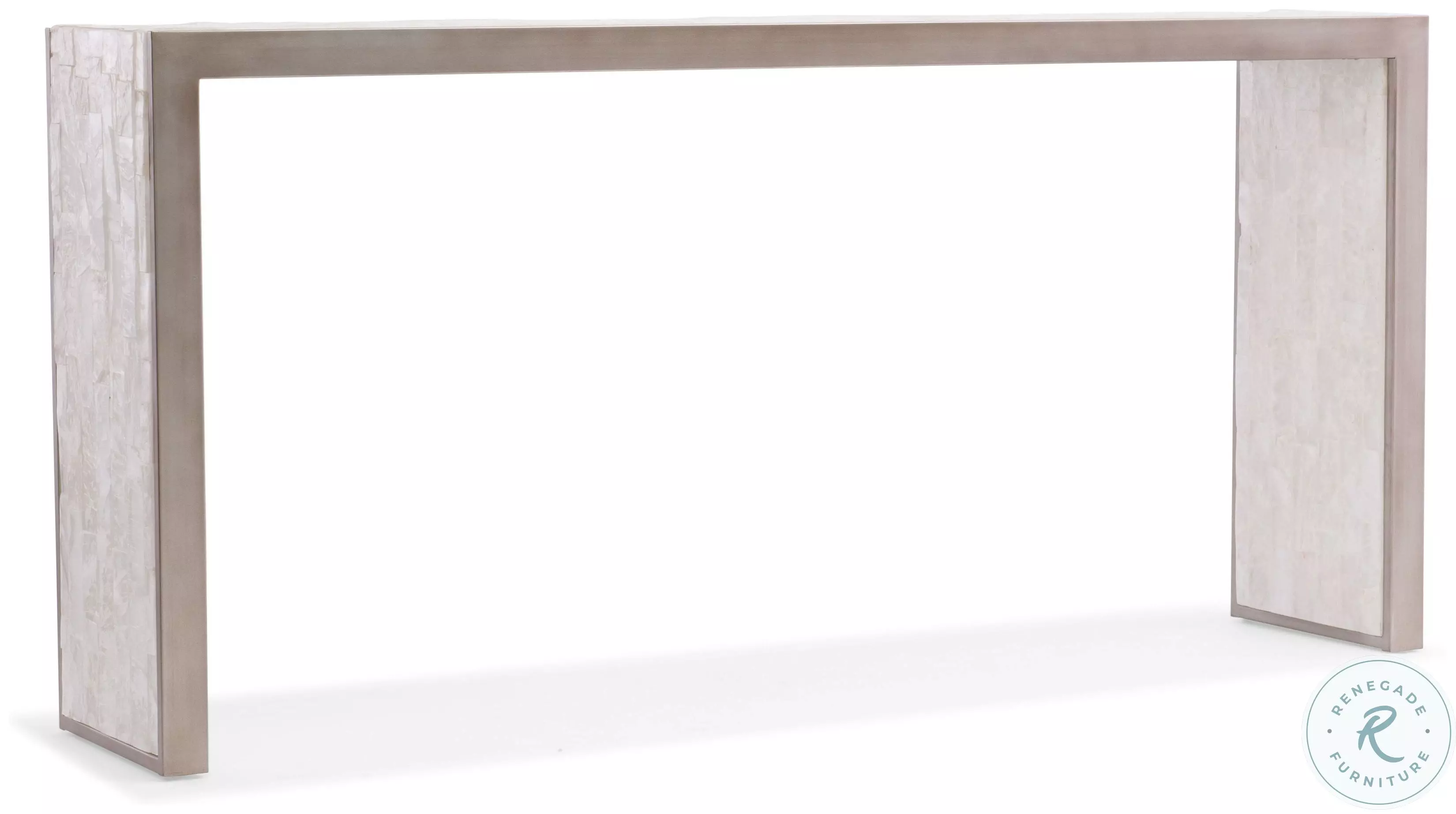 Emma Selenite Top And Silver Leaf Console Table From Home Gallery ...