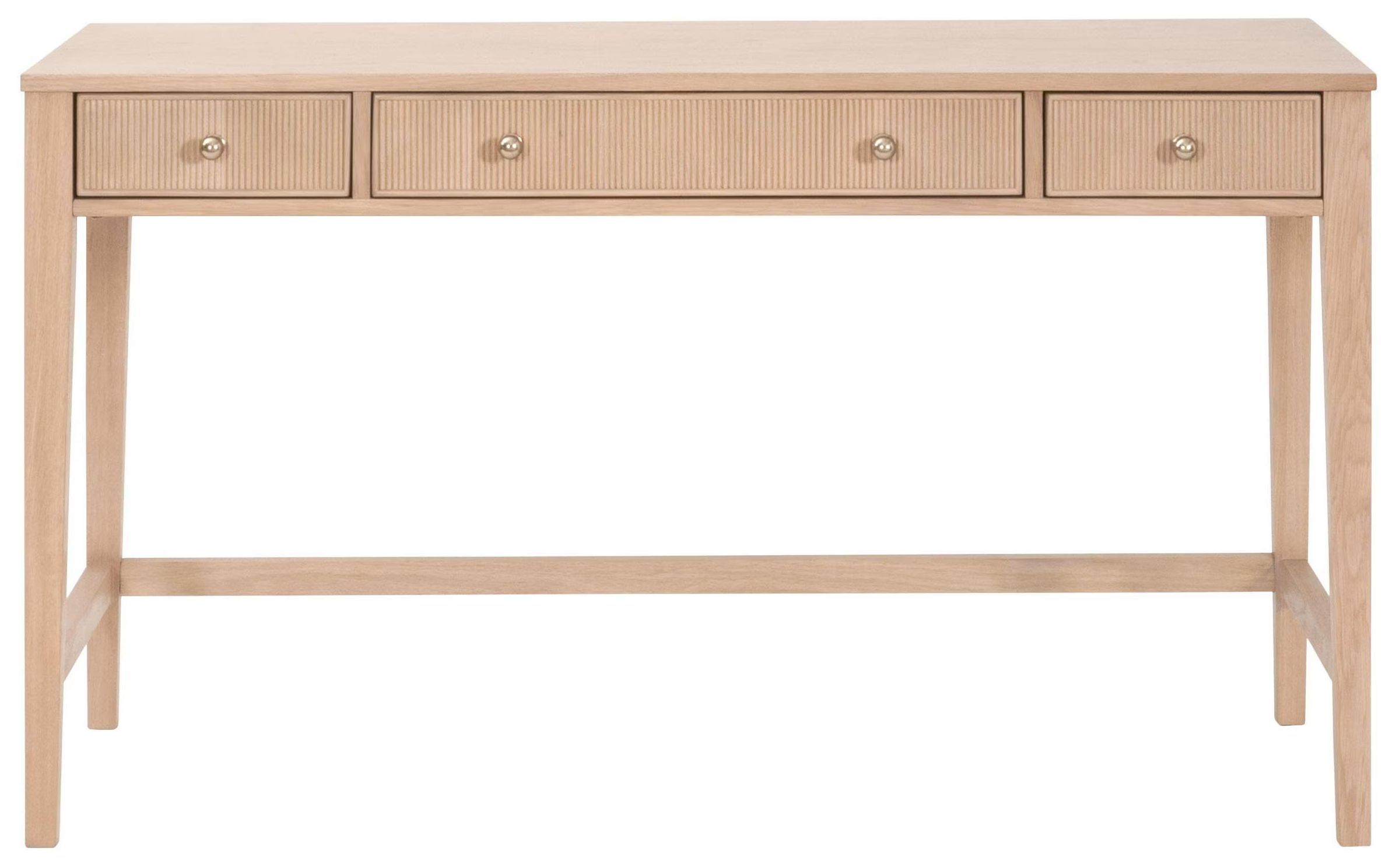 Highland Natural Oak 54" Writing Desk From Essentials for Living ...