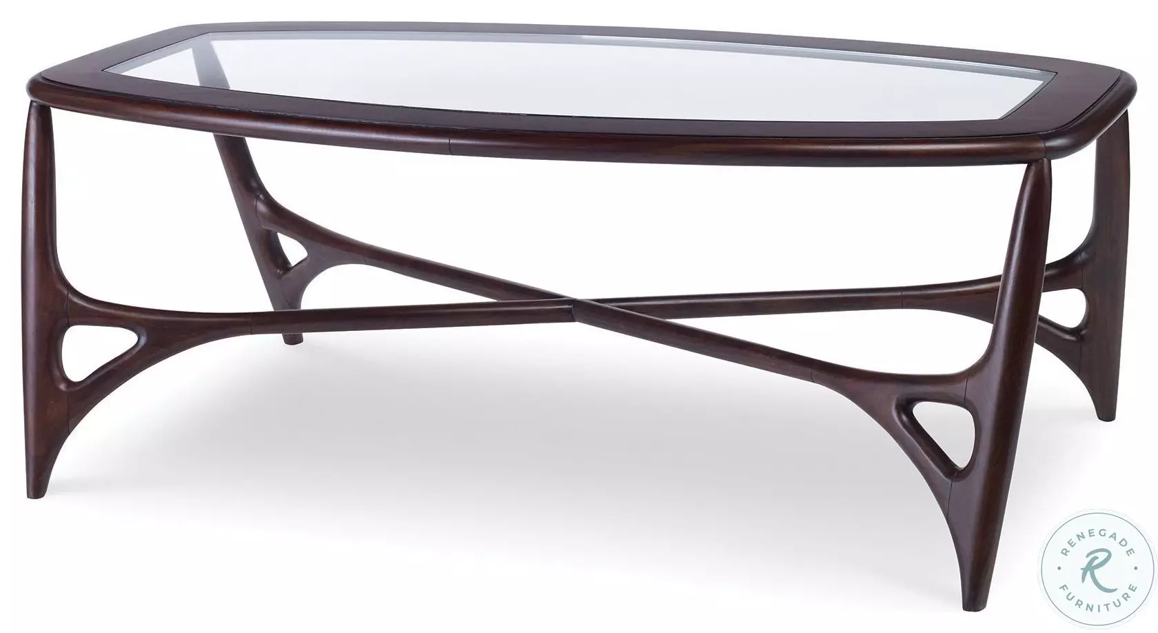 Walt Medium Walnut Cocktail Table From Maitland-Smith | Coleman Furniture