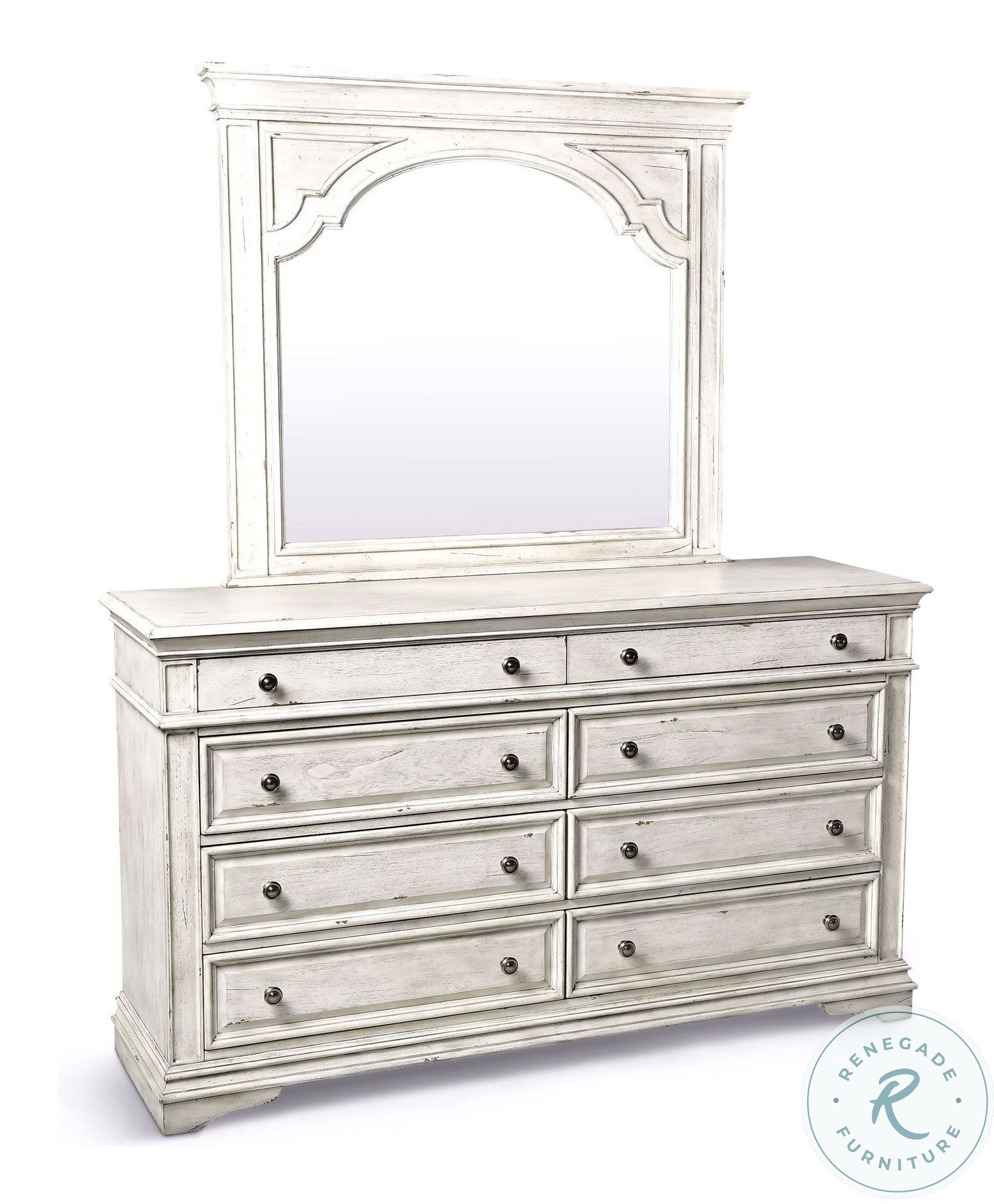 Highland Park Distressed Rustic Ivory Dresser from Steve Silver ...