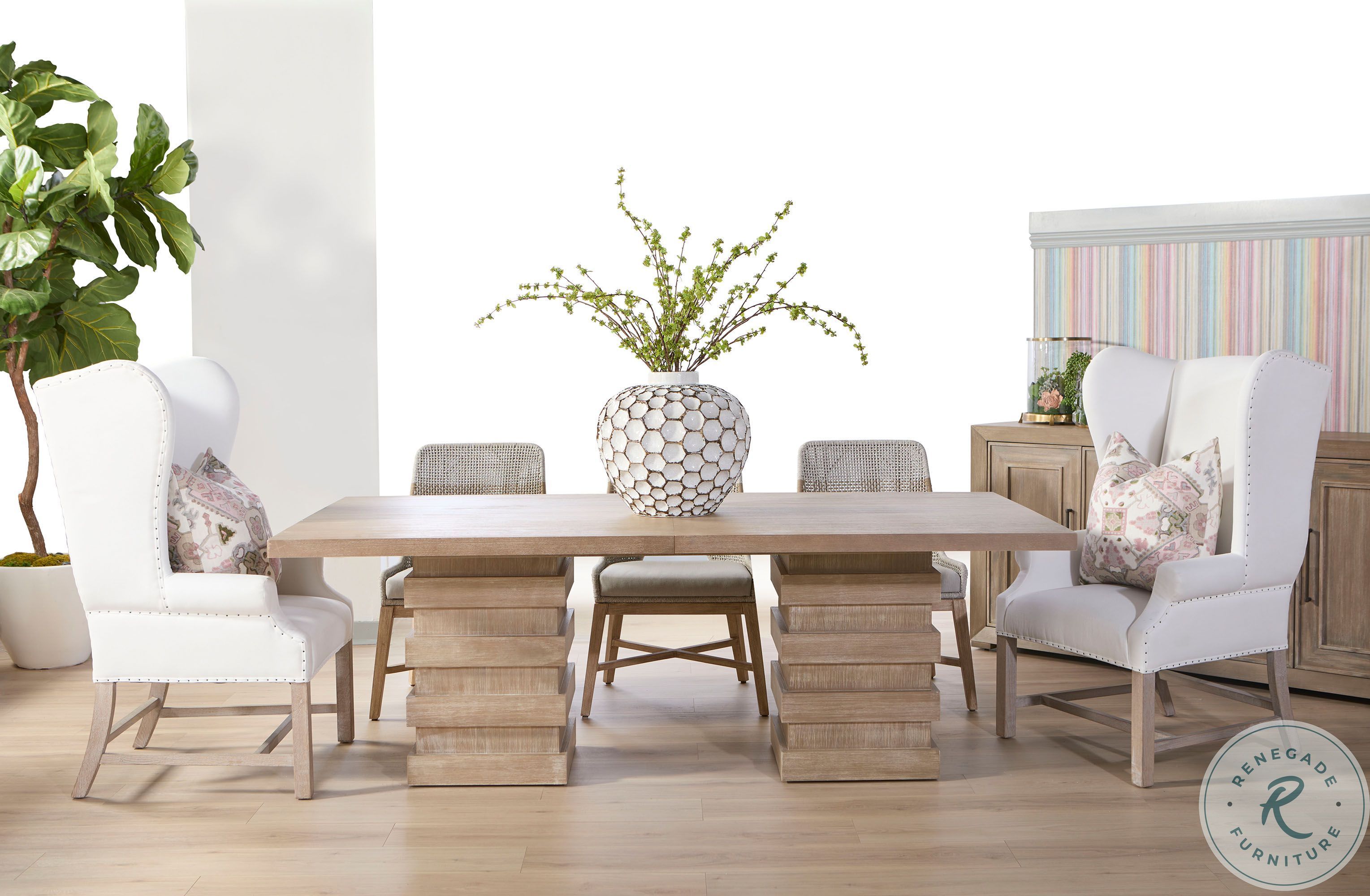 Traditions Hunter Natural Gray Acacia Media Sideboard From Essentials ...