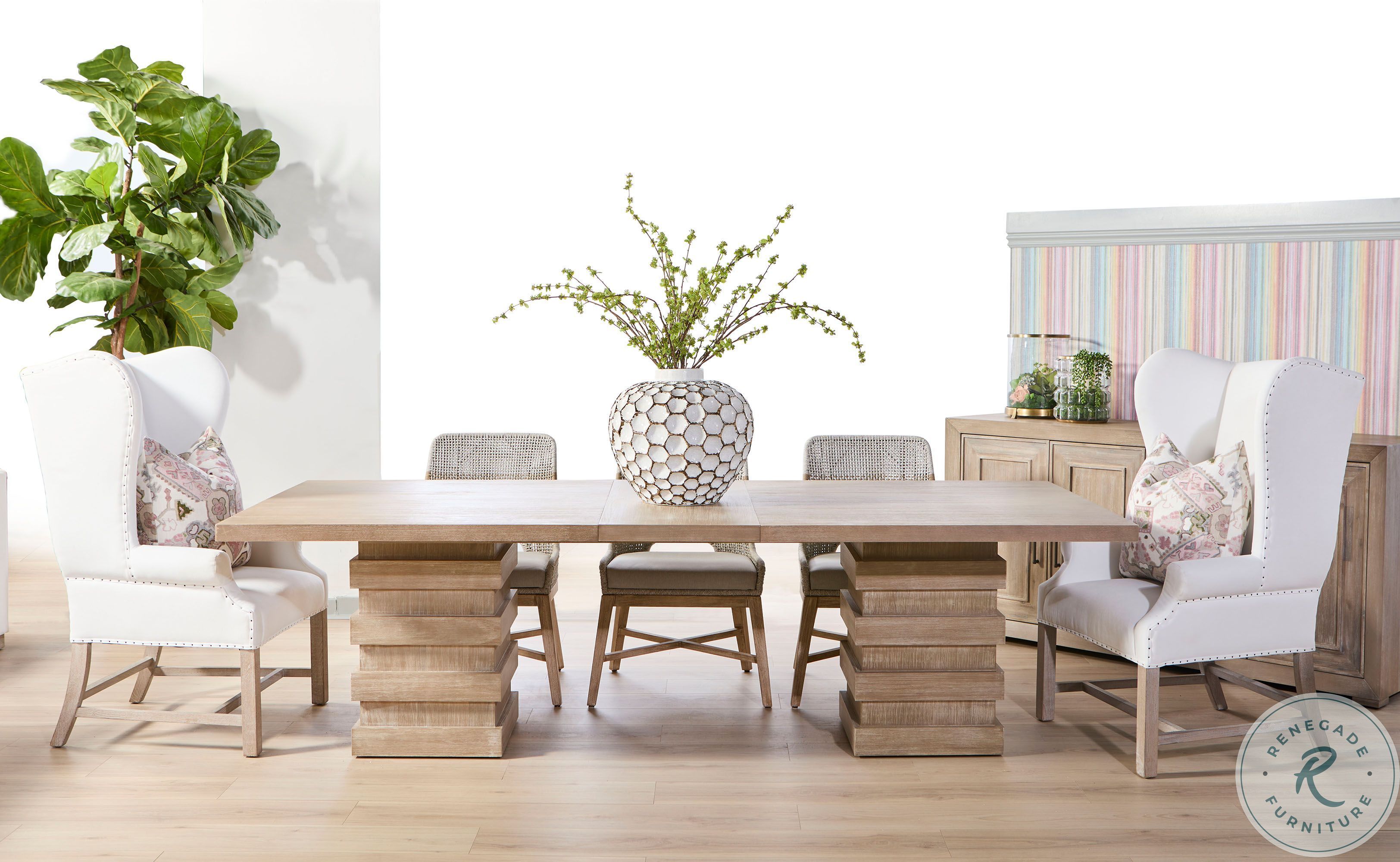 Traditions Hunter Natural Gray Acacia Media Sideboard From Essentials ...