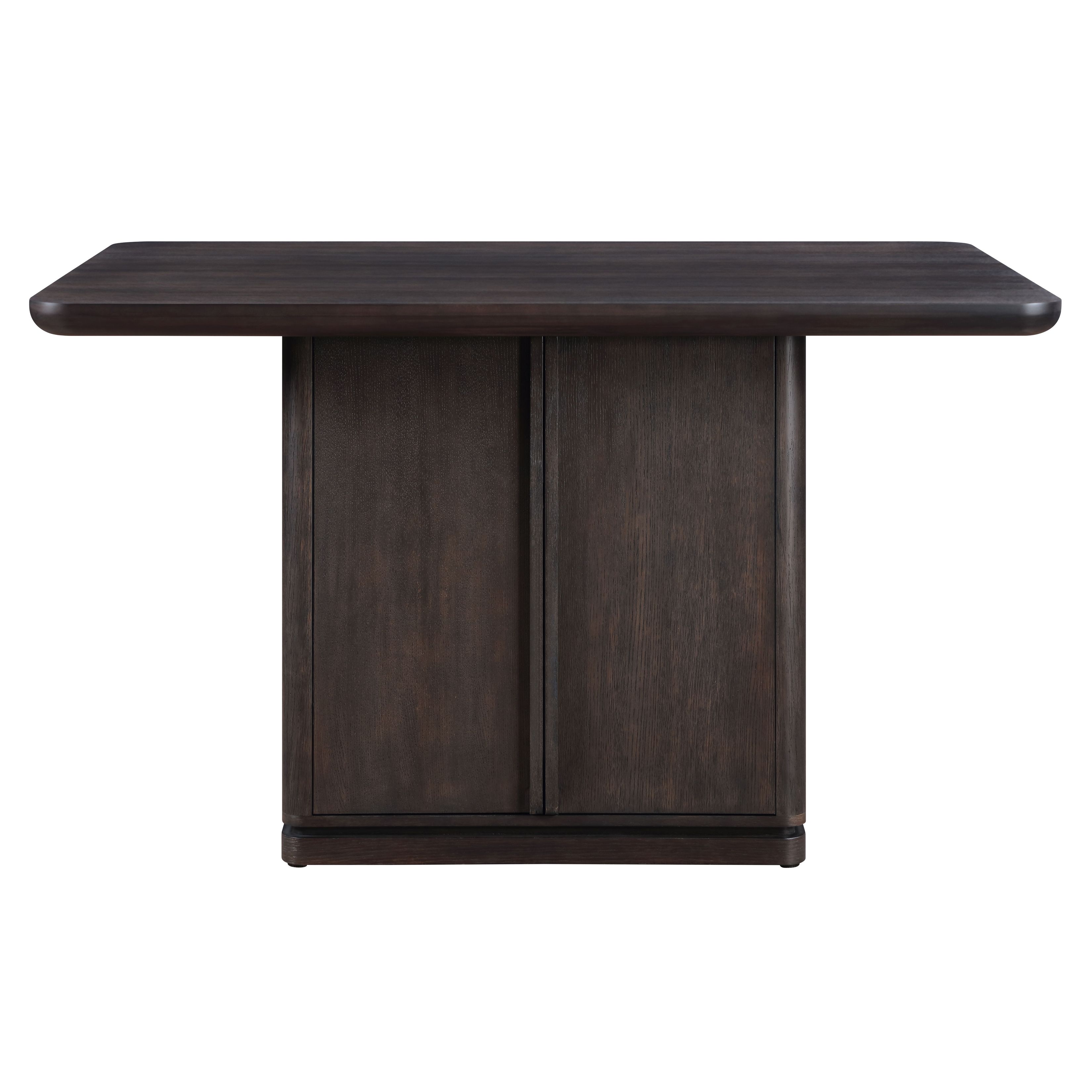 Oakley Black 60" Rectangular Counter Height Table with Storage From ...
