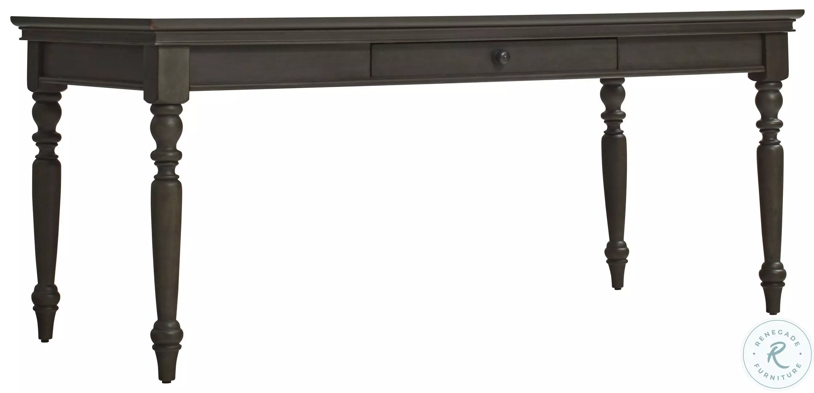 Oxford Peppercorn 72" Writing Desk From Aspen Home | Coleman Furniture