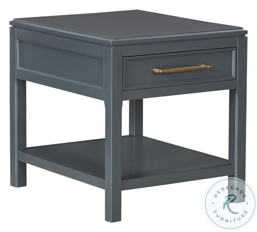 Alexander Midnight Rectangular End Table Aspenhome Furniture | Coleman ...