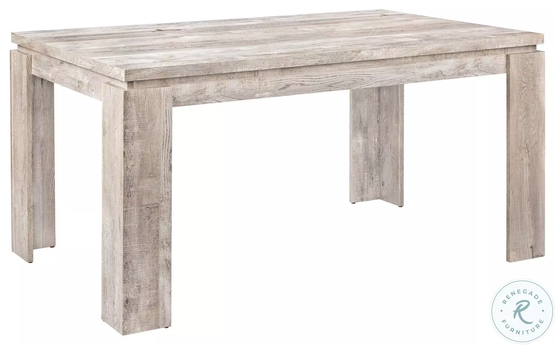 1088 Taupe Rectangular Dining Table From Monarch | Coleman Furniture