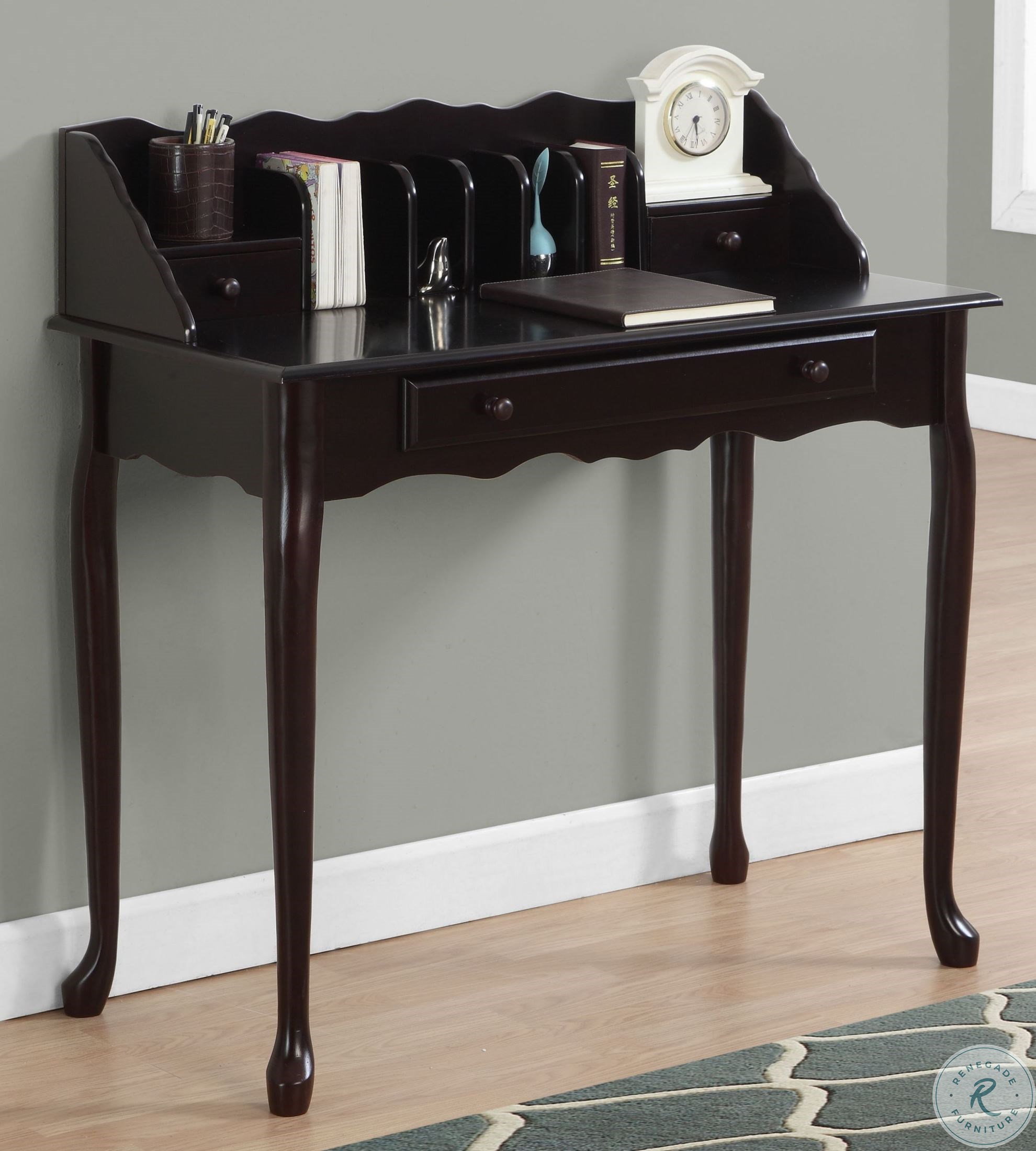 Dark Cherry 36" Desk from Monarch | Coleman Furniture