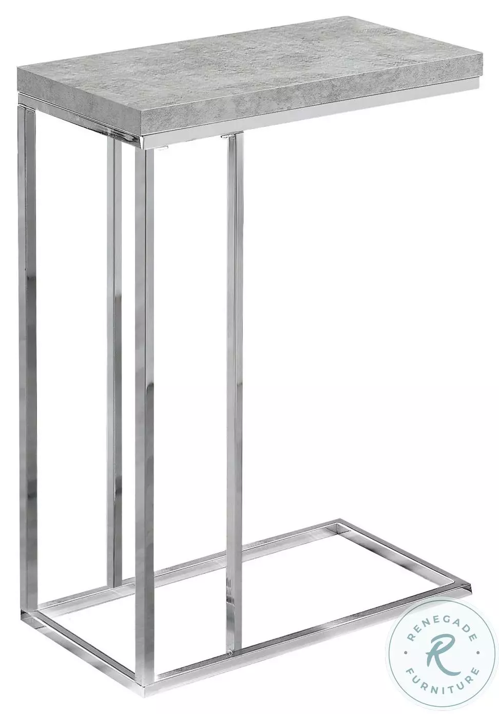 Gray Cement Accent Table from Monarch | Coleman Furniture