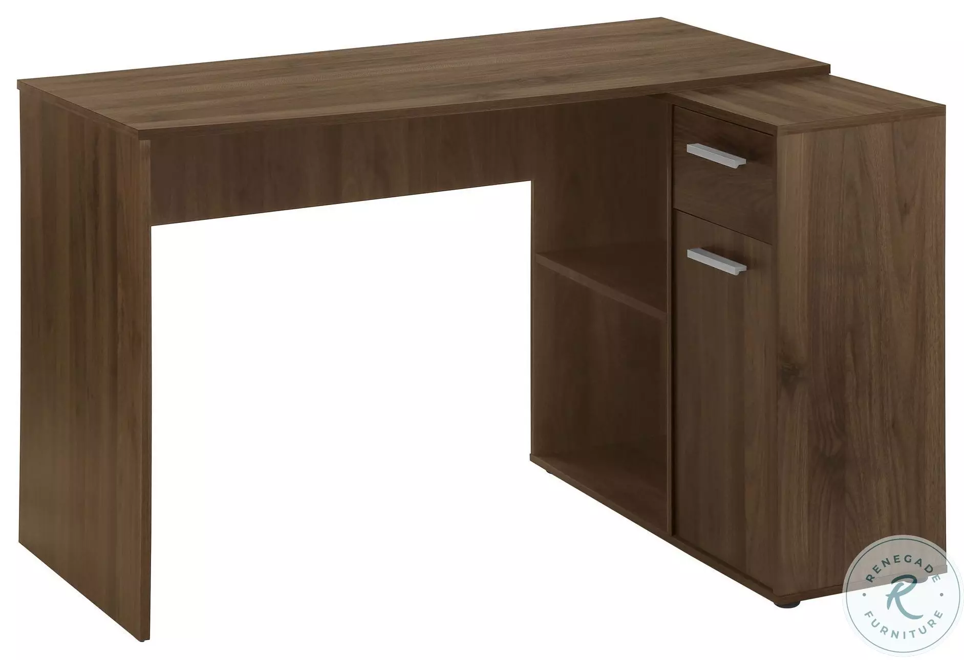 7348 Dark Walnut 46" Computer Desk From Monarch | Coleman Furniture