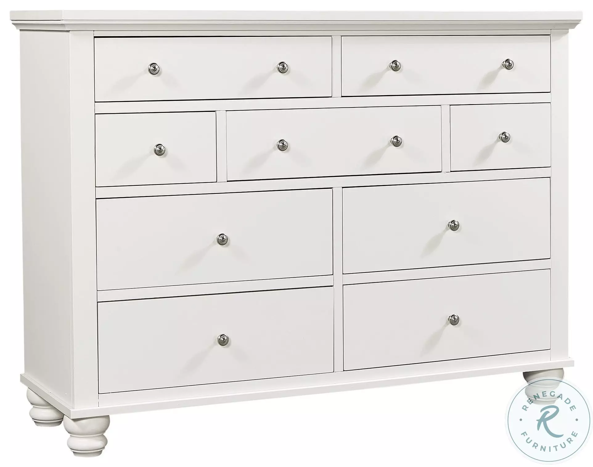 Cambridge White Chesser From Aspen Home | Coleman Furniture