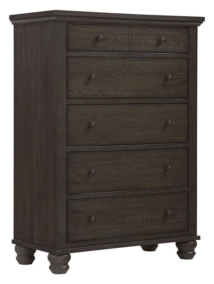 Cambridge Cracked Pepper 5 Drawer Chest From Aspenhome | Coleman Furniture