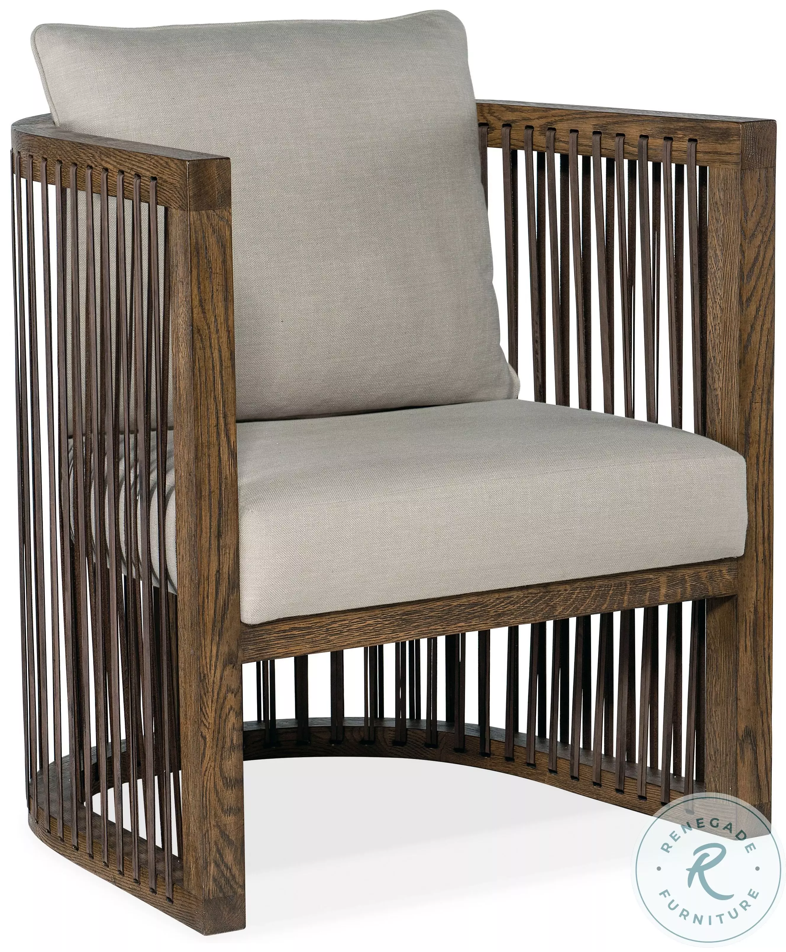 Wilde Beige Club Chair From Hooker | Coleman Furniture