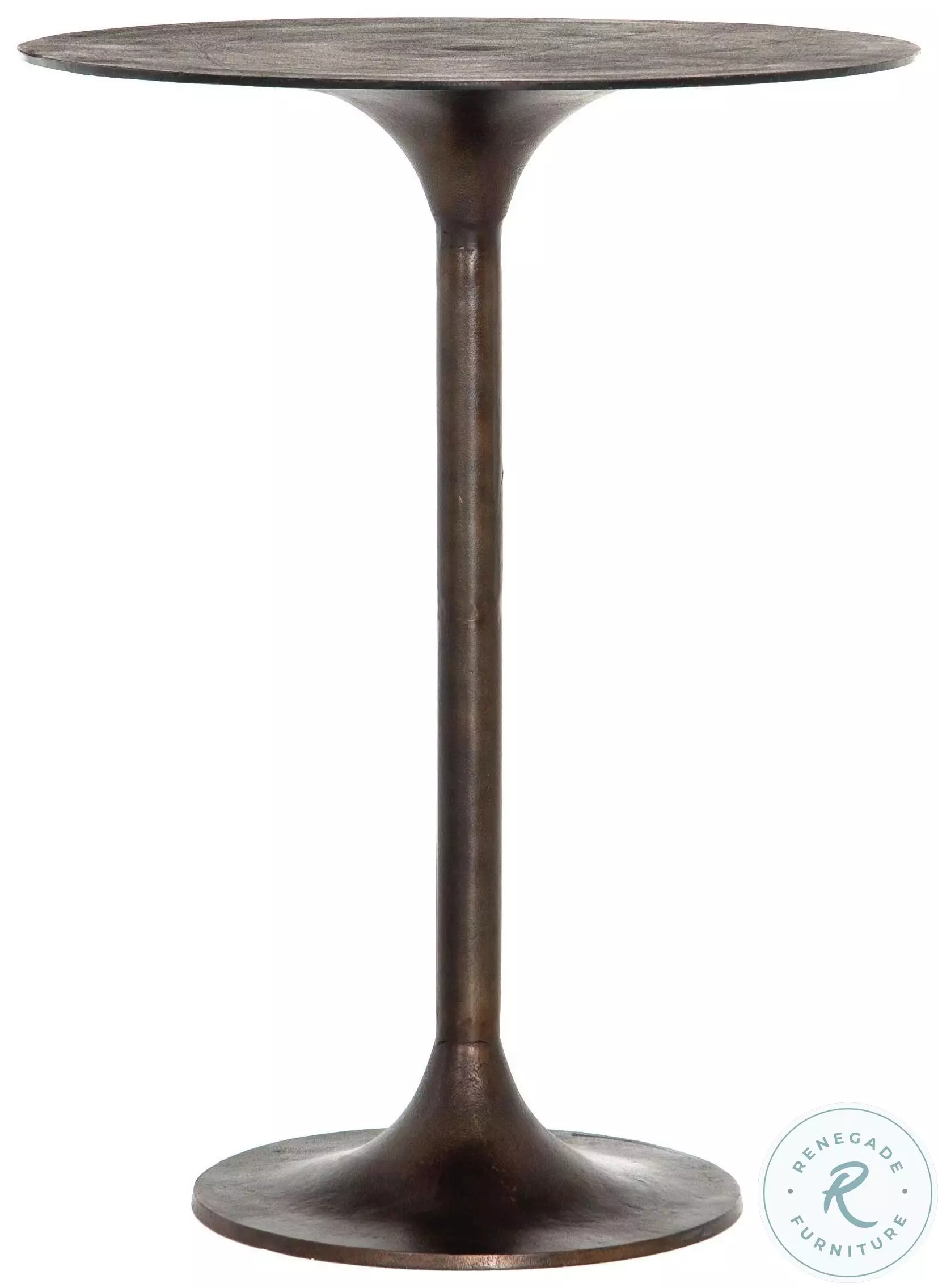 Simone Antique Rust Bar Table from Four Hands | Coleman Furniture