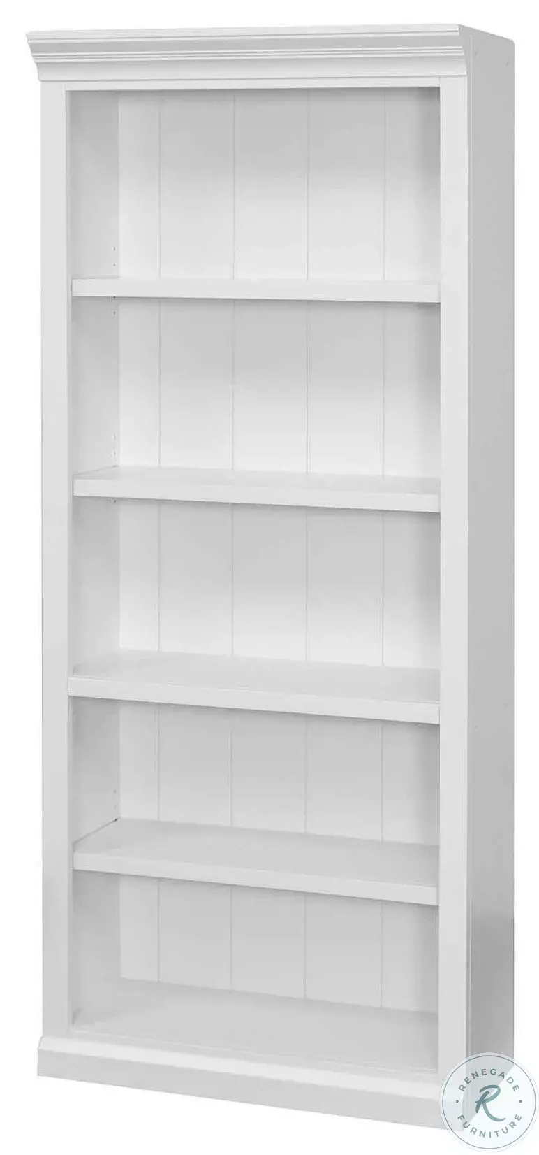Abby White Open Bookcase From Home Gallery Stores | Home Gallery Stores