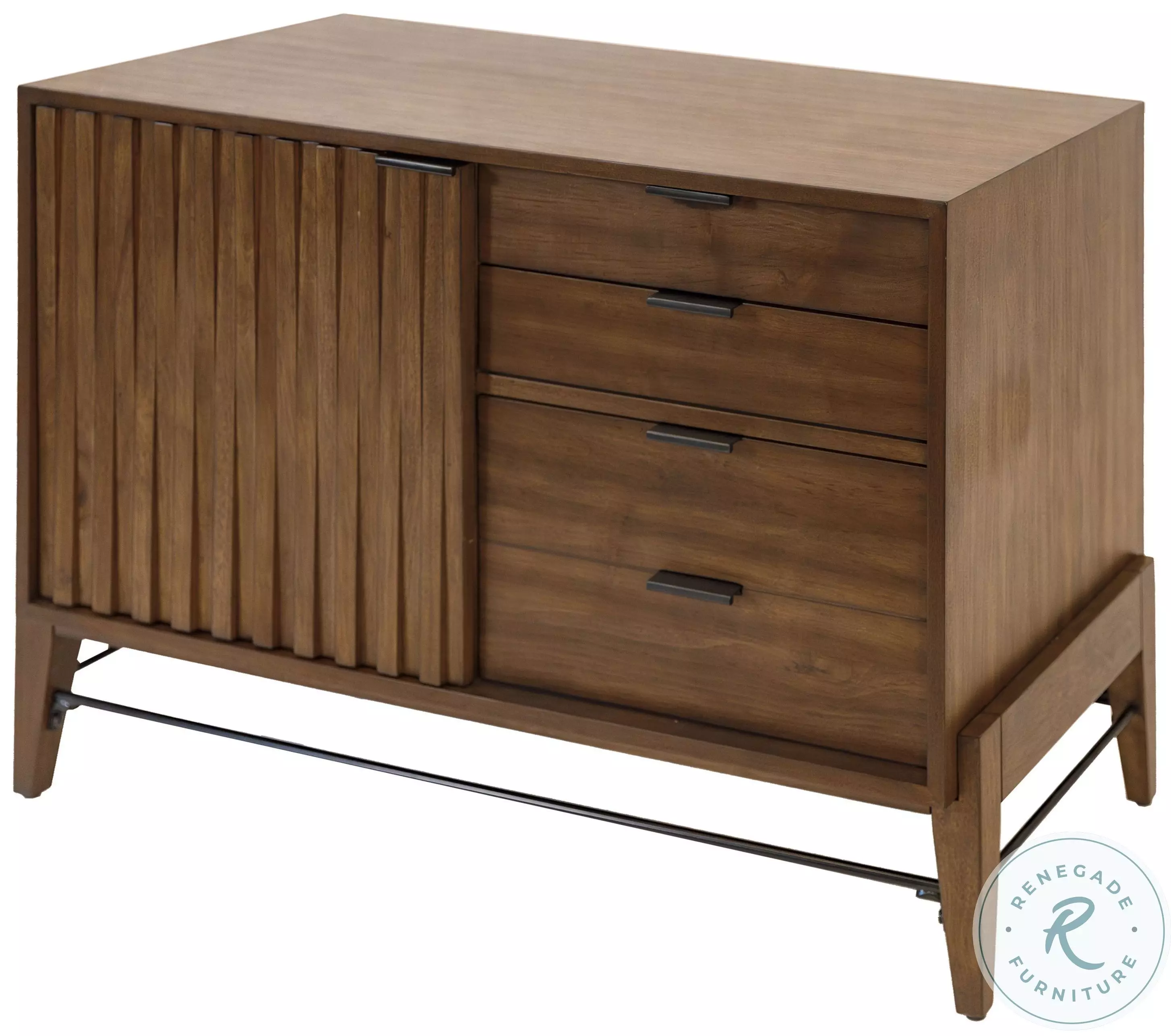 Delray Brown Console File Cabinet From Martin Furniture | Coleman Furniture