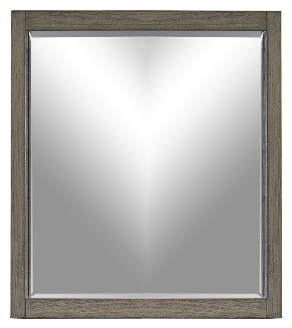 Modern Loft Graystone Rectangular Dresser Mirror From Aspenhome ...