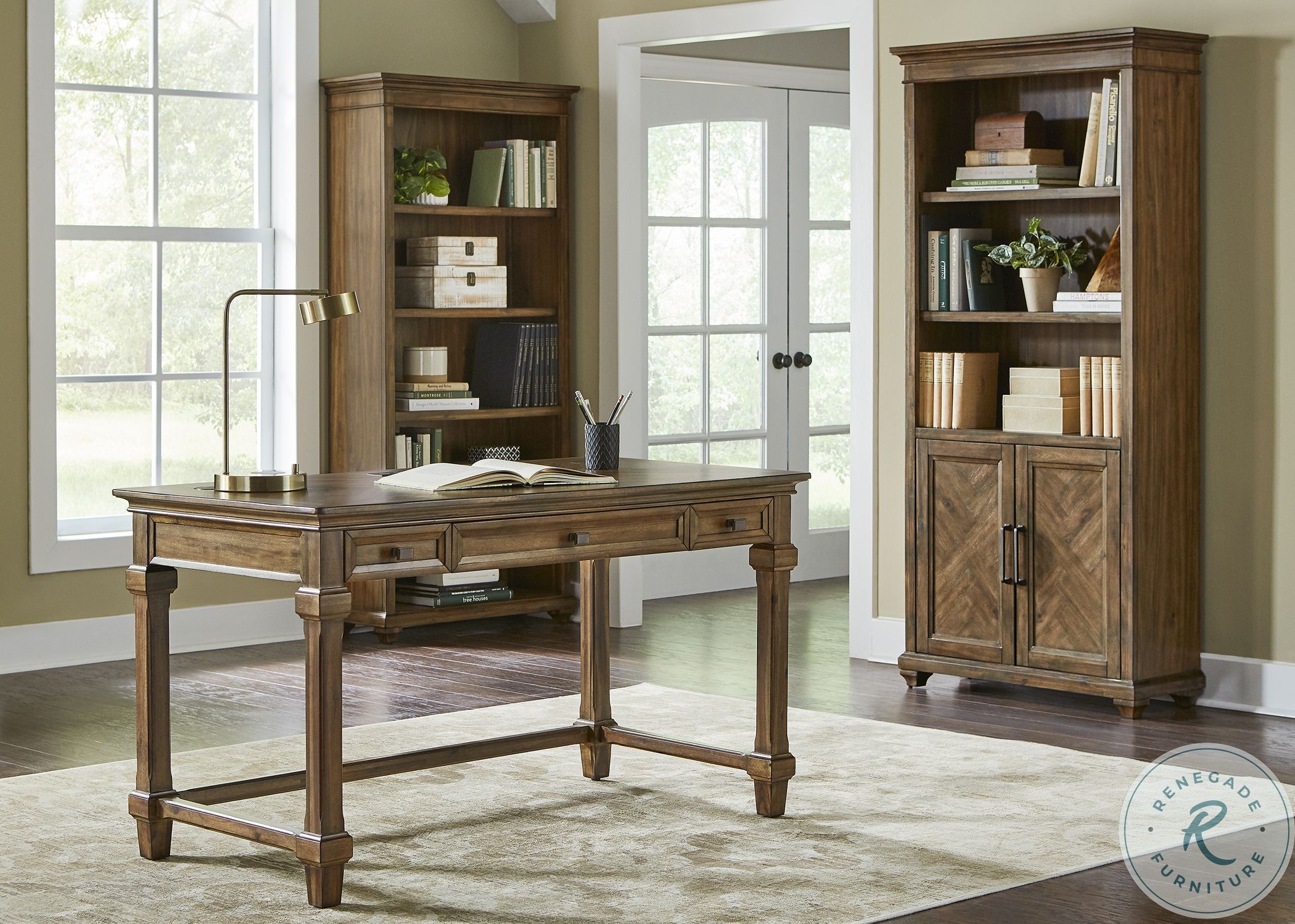 Porter Brown Writing Desk from Martin Furniture | Coleman Furniture