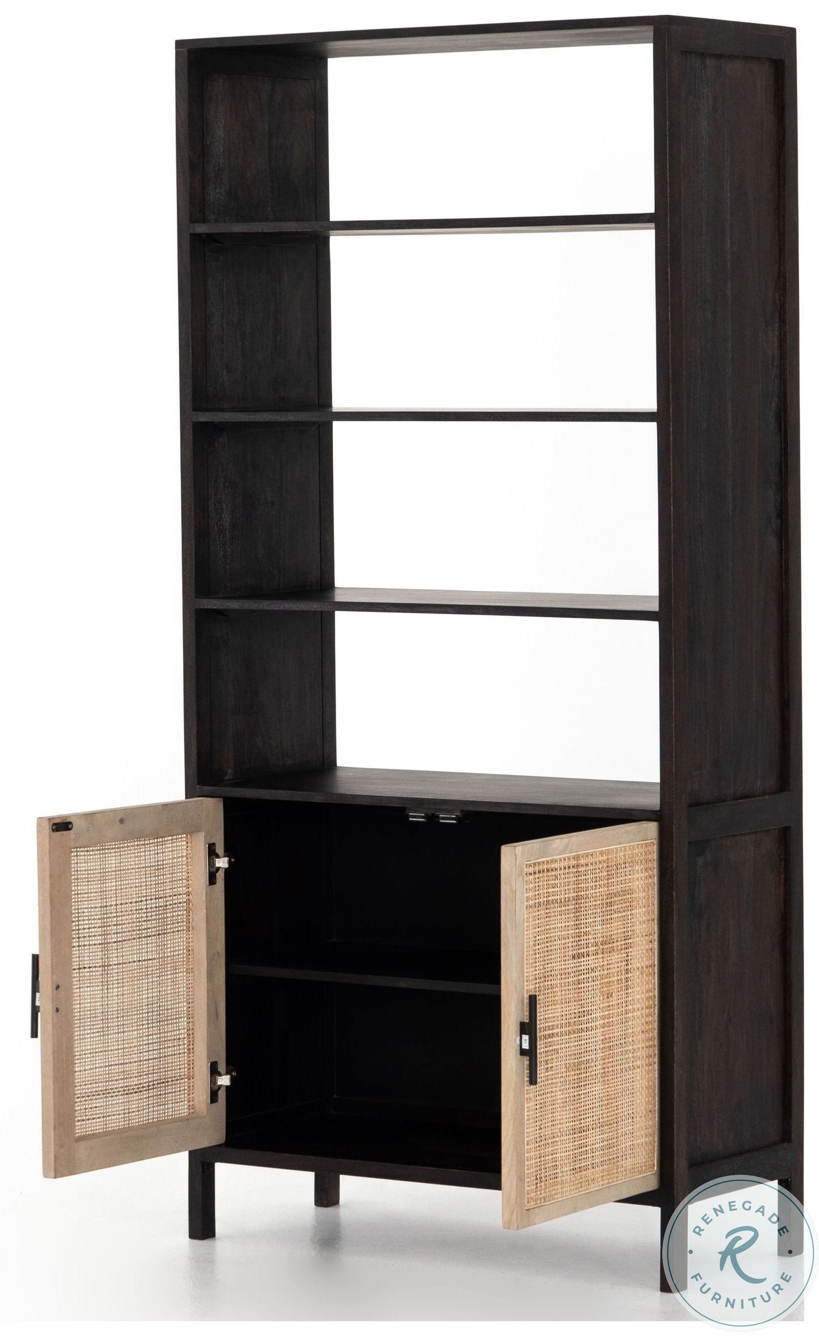 Caprice Natural Mango Bookshelf from Four Hands | Coleman Furniture