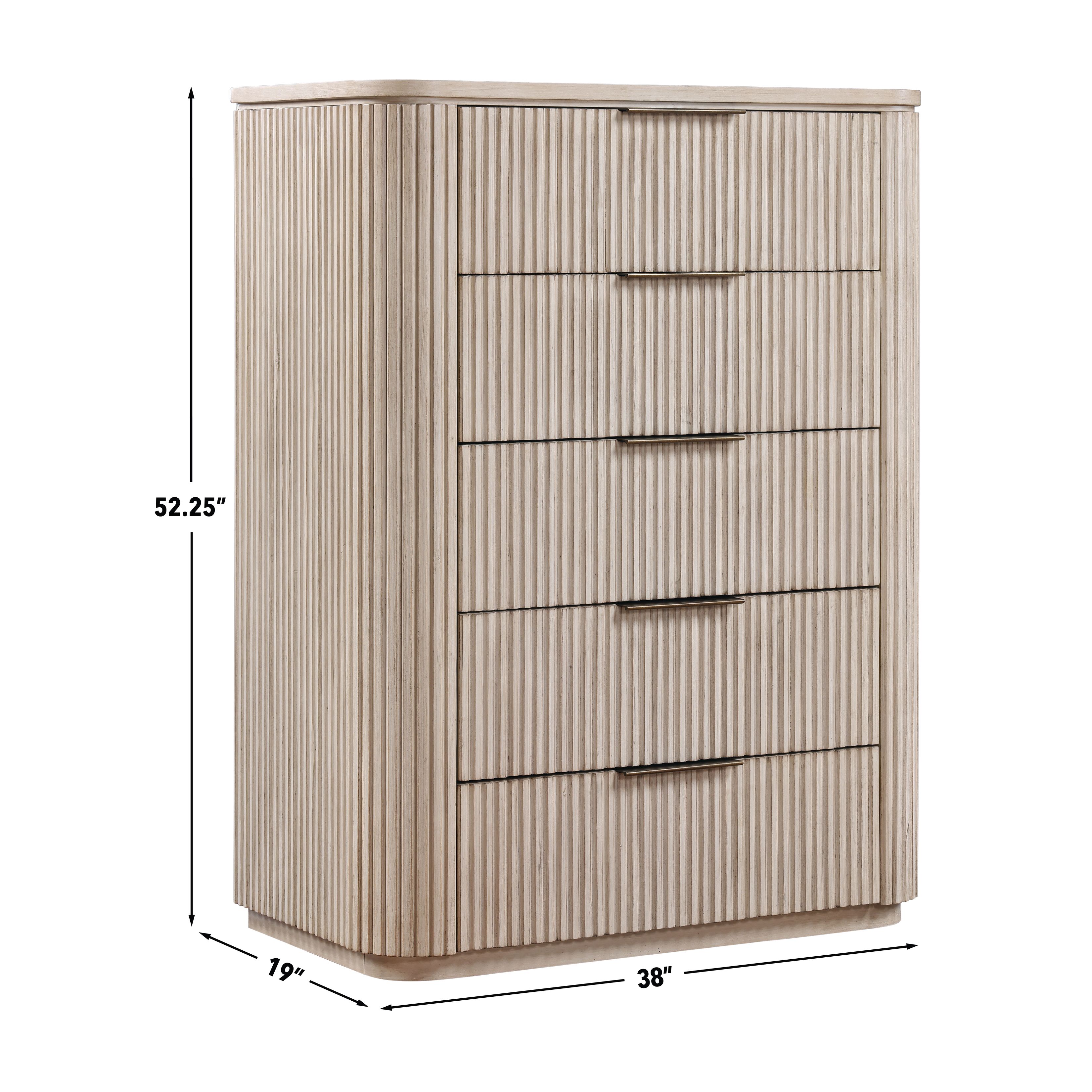 Henry Sand 5 Drawer Chest From Steve Silver | Coleman Furniture