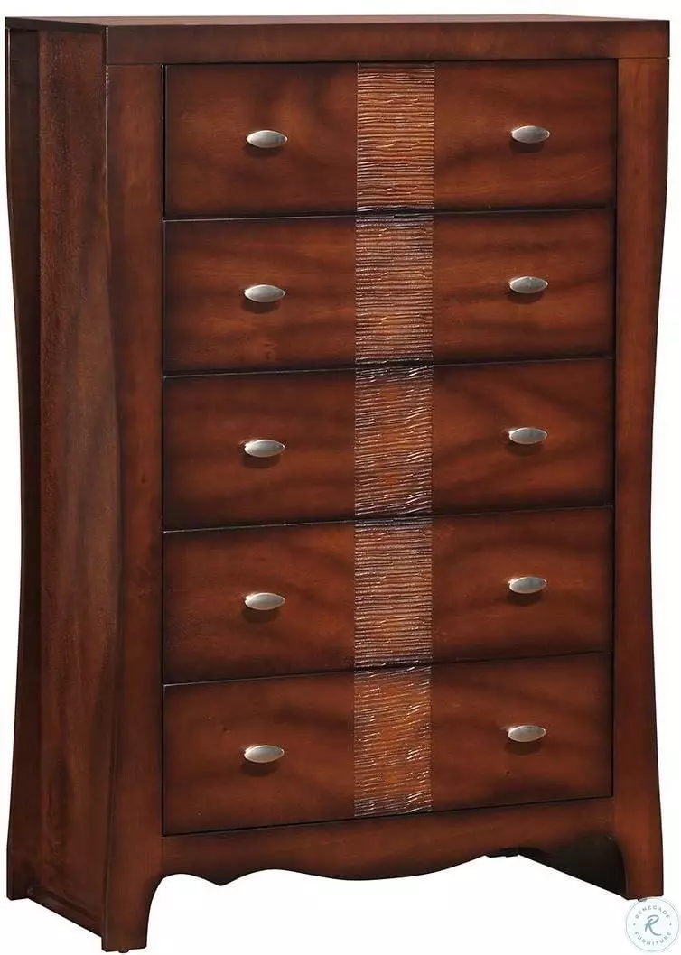 Jansen Medium Espresso Chest from Elements Furniture | Coleman Furniture