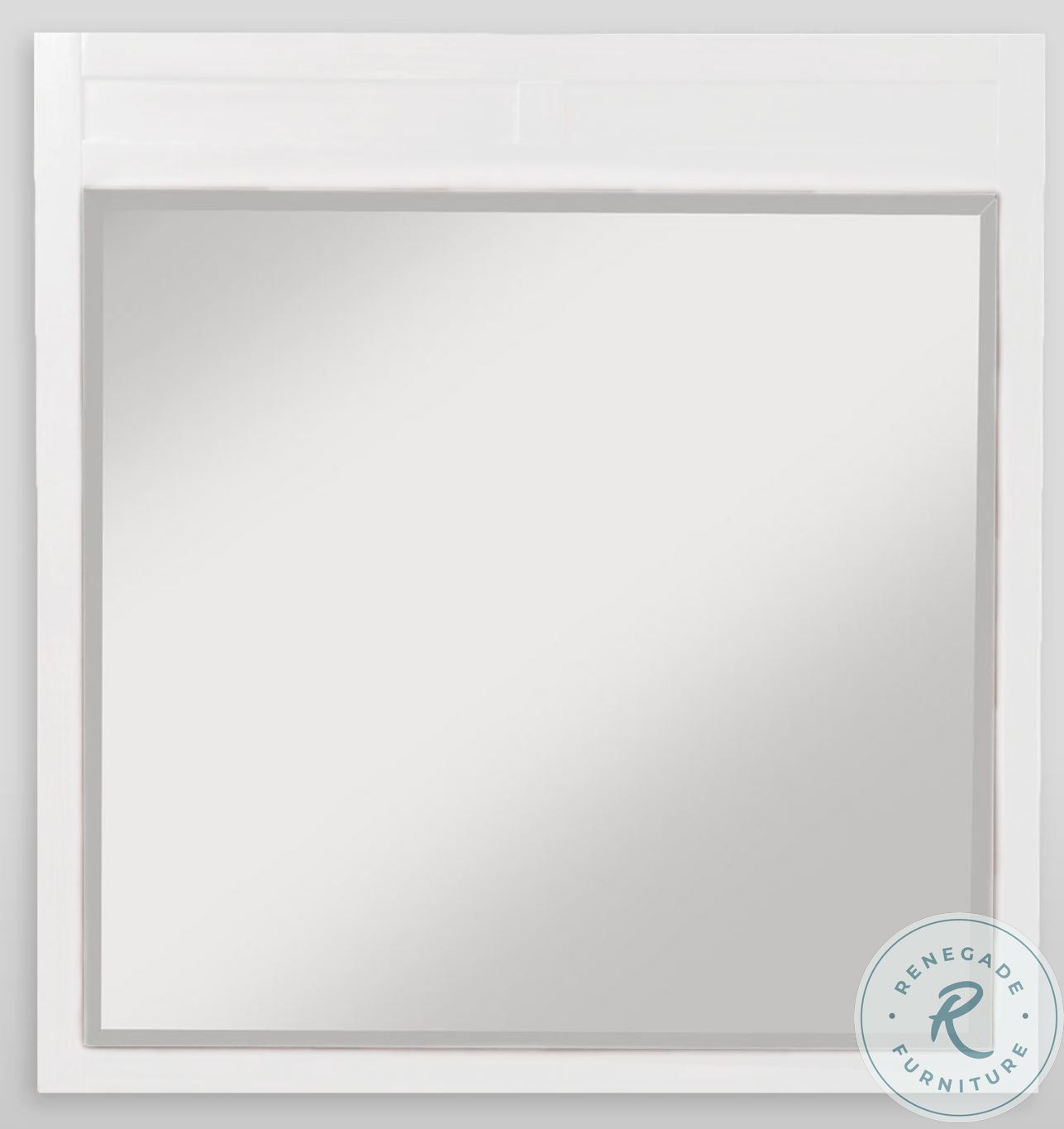 Carmel White Mirror From Alpine | Coleman Furniture