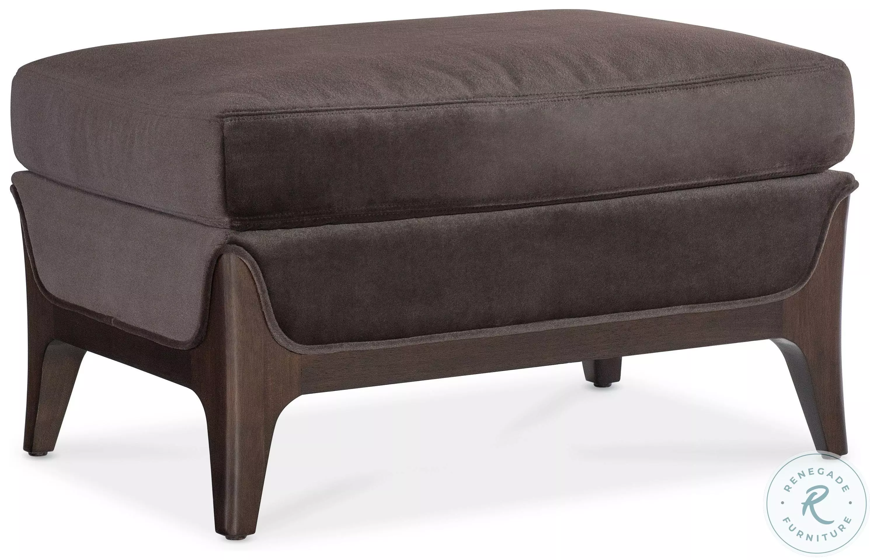 Isabella Brown Ottoman From Hawthorne Living | Coleman Furniture