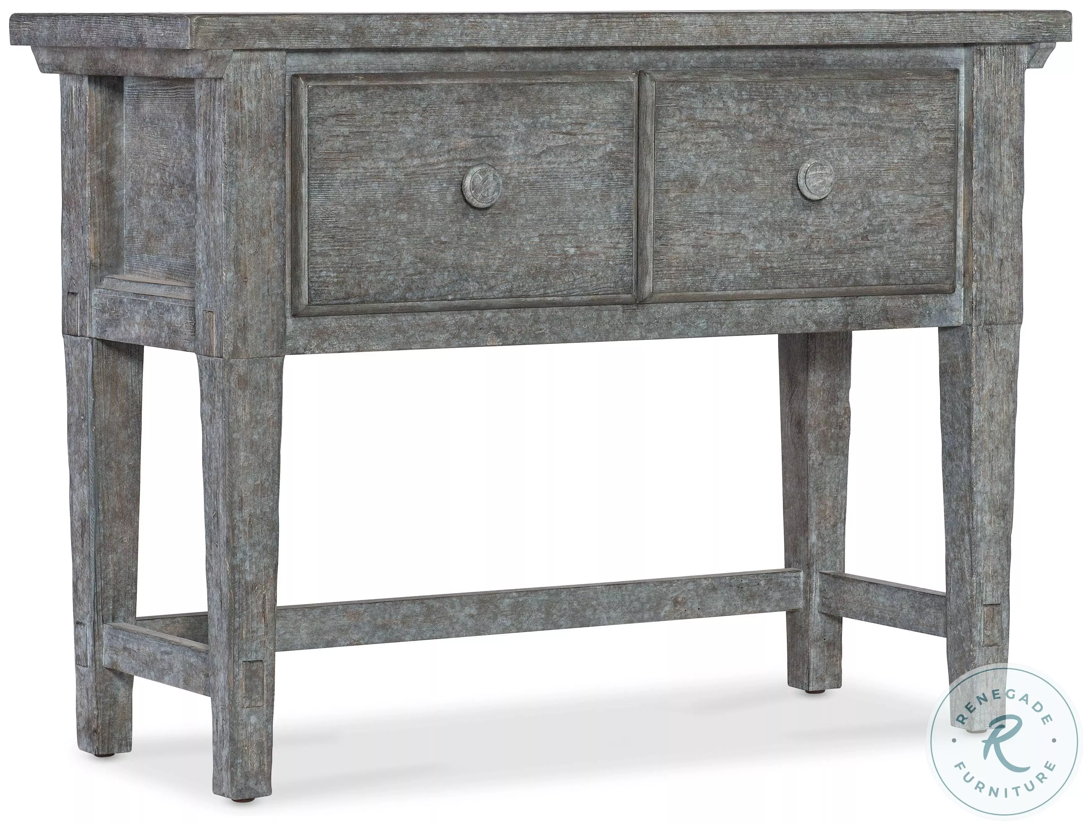 Commerce And Market Distressed Blue Stonewashed Console Table From ...